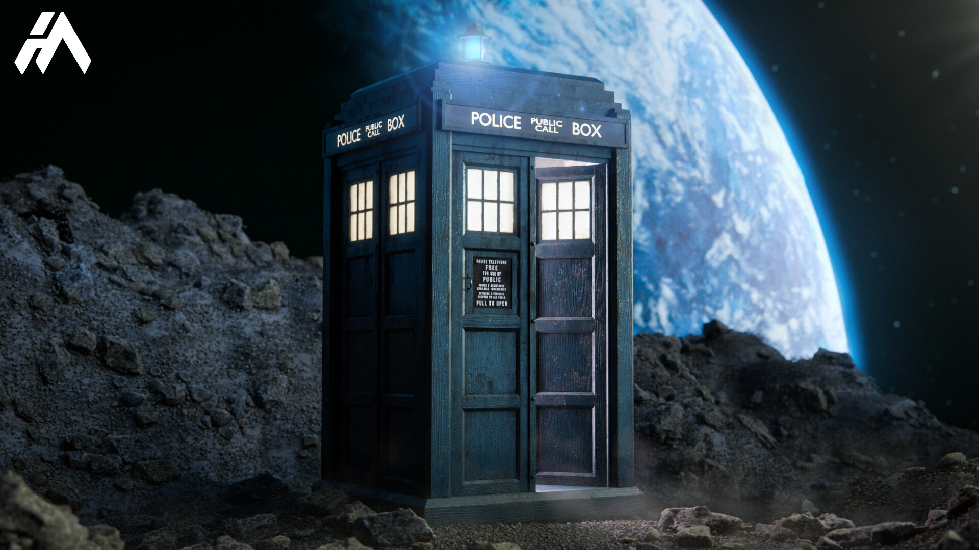 Tardis Exterior Wallpaper