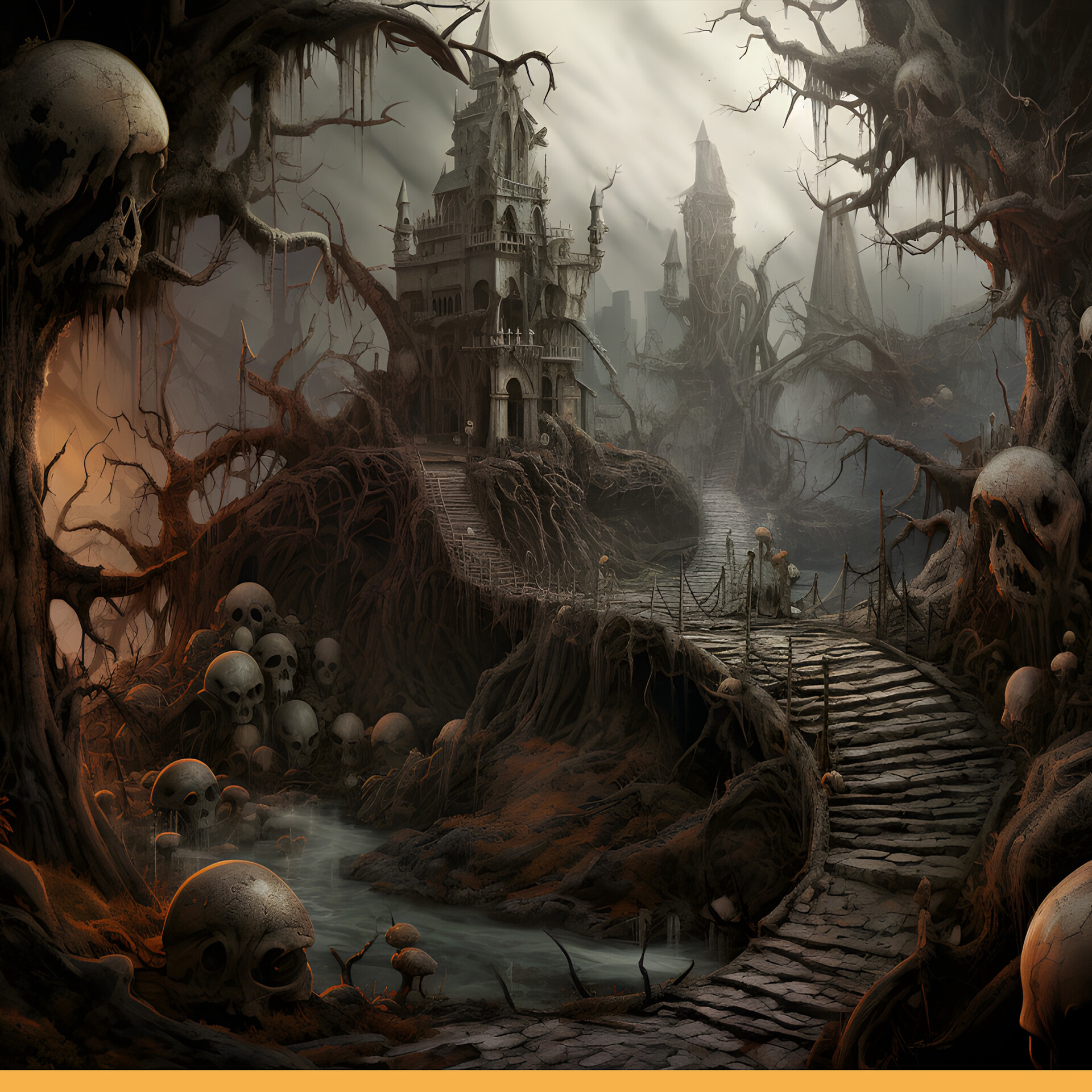 ArtStation - 1400+ Scary Environment Concept pack in 8 Categories