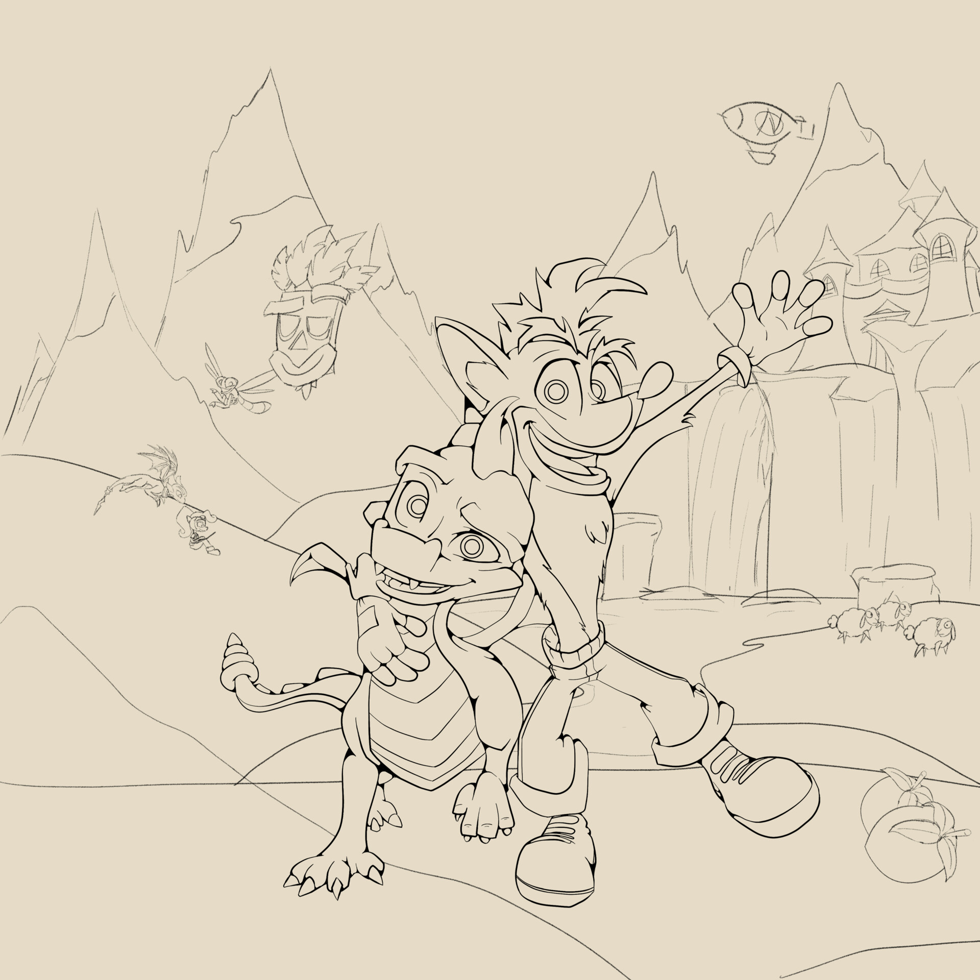 Gowlin - Spyro & Crash