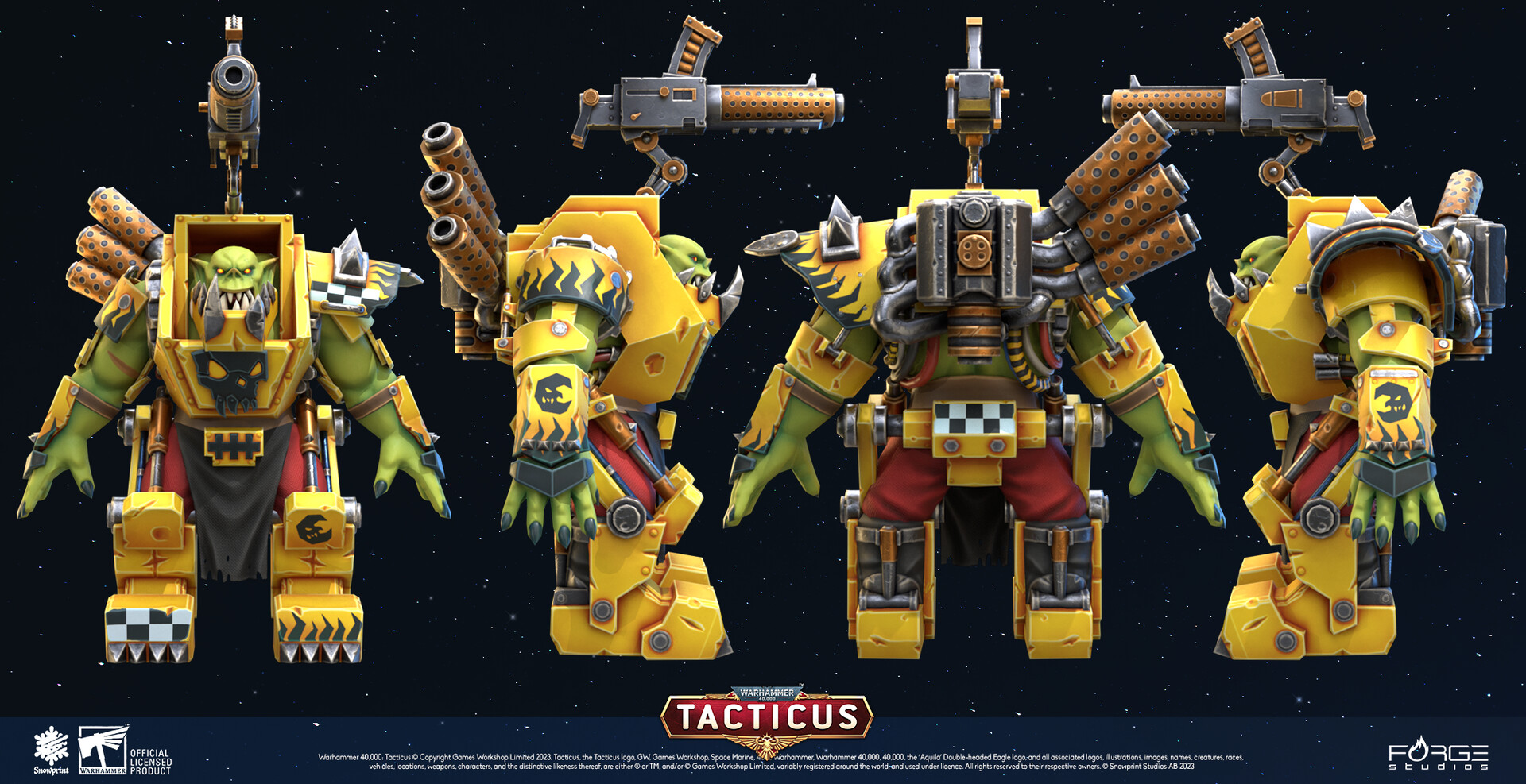 FORGE STUDIOS - Warhammer 40k: Tacticus - Gulgortz Bulldoza