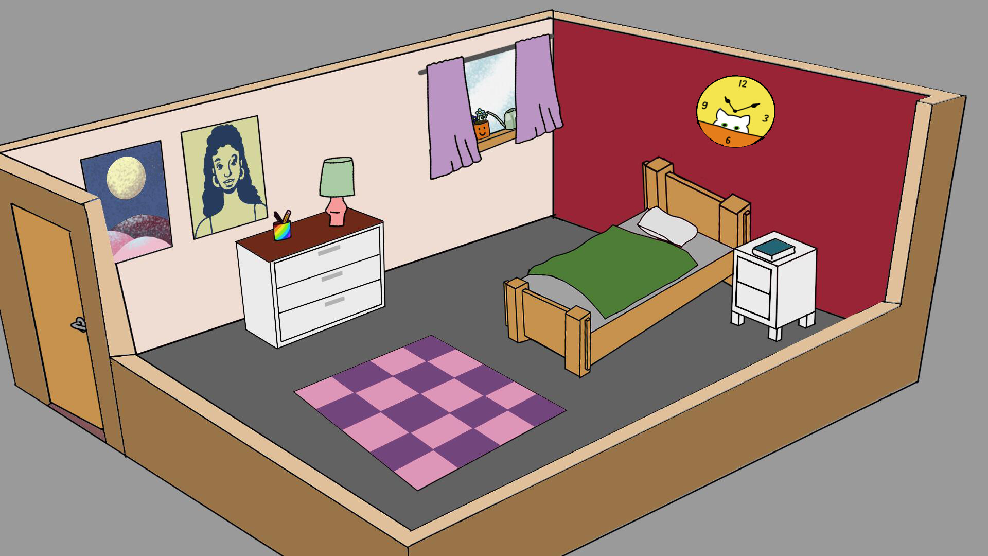 ArtStation - Bedroom enviornment