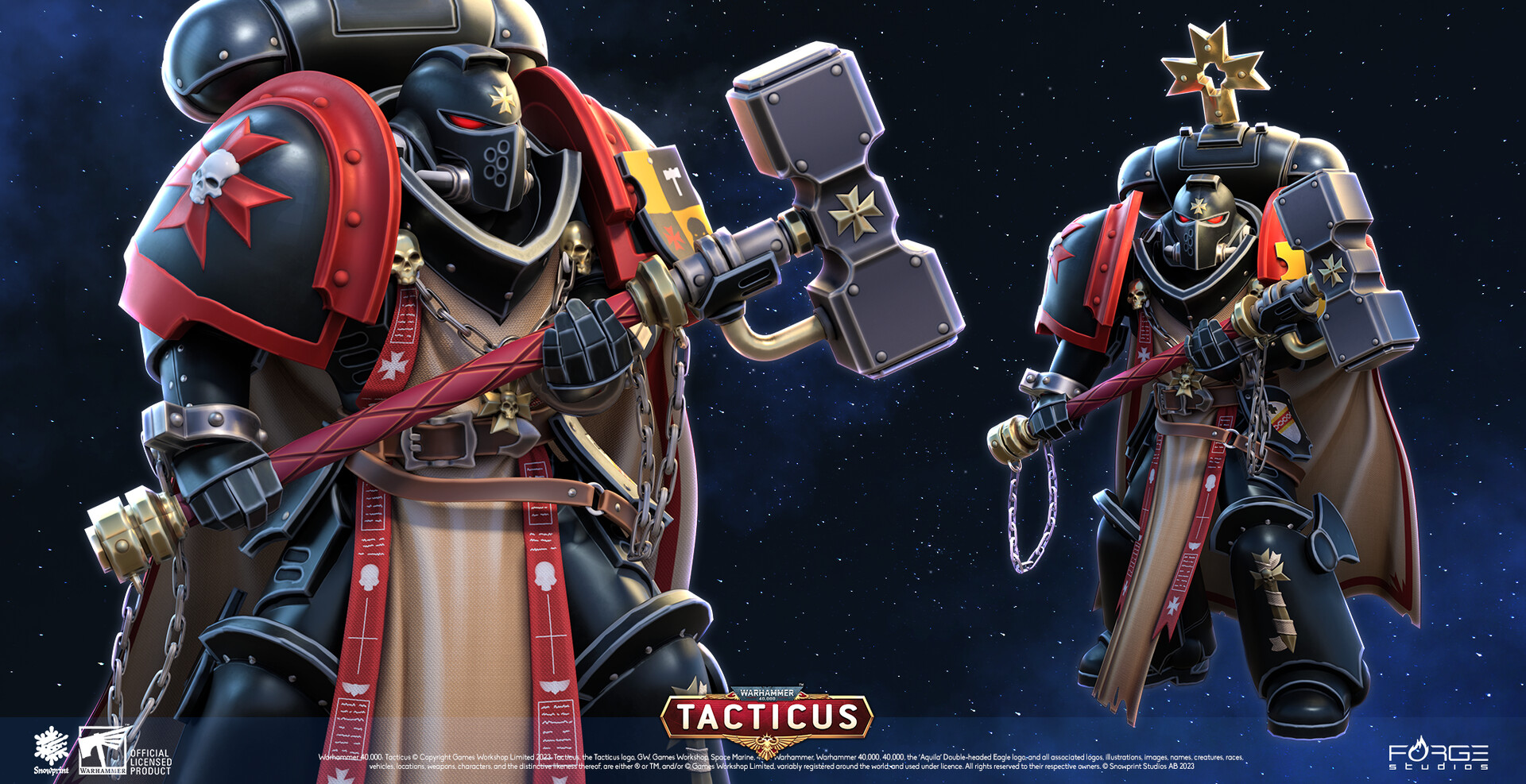 FORGE STUDIOS - Warhammer 40k: Tacticus - Sword Brother Fedreus Godswyl