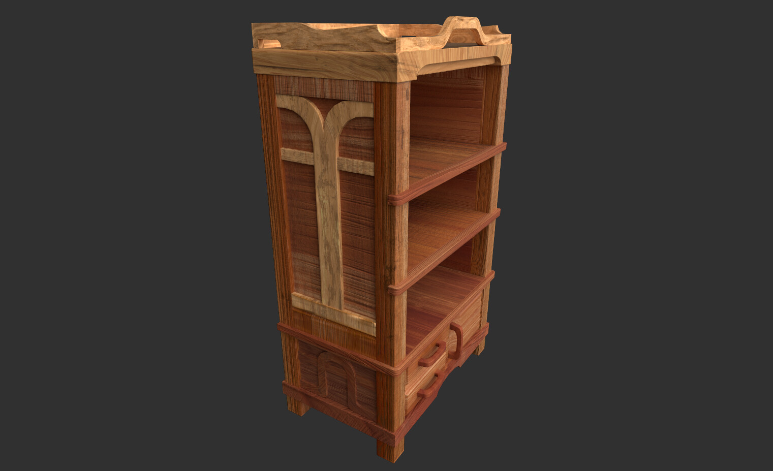 ArtStation - Wood shelf