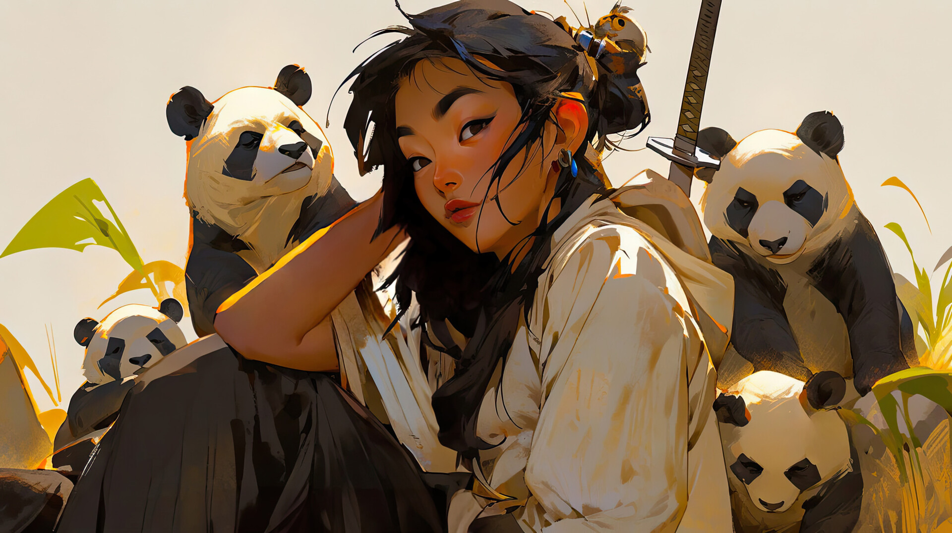 ArtStation - The Blade Among the Bamboo