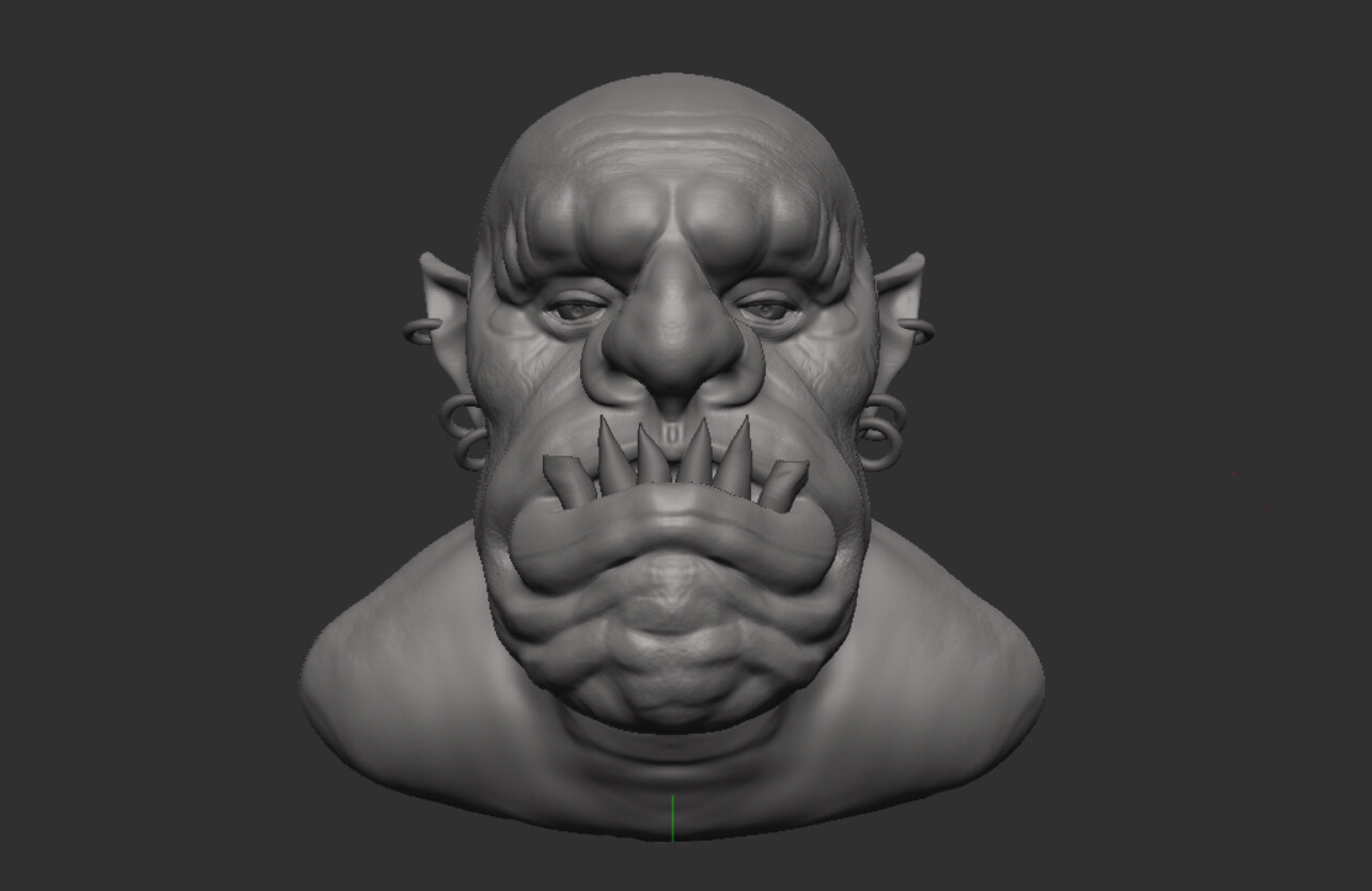 ArtStation - ORC face modelling