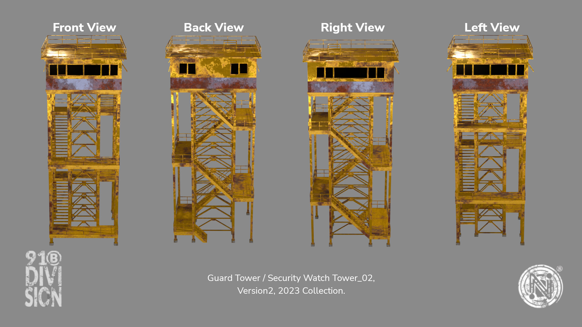 91b.Div - Apocalypse Guard Tower / Security Watch Tower Version 2 ...