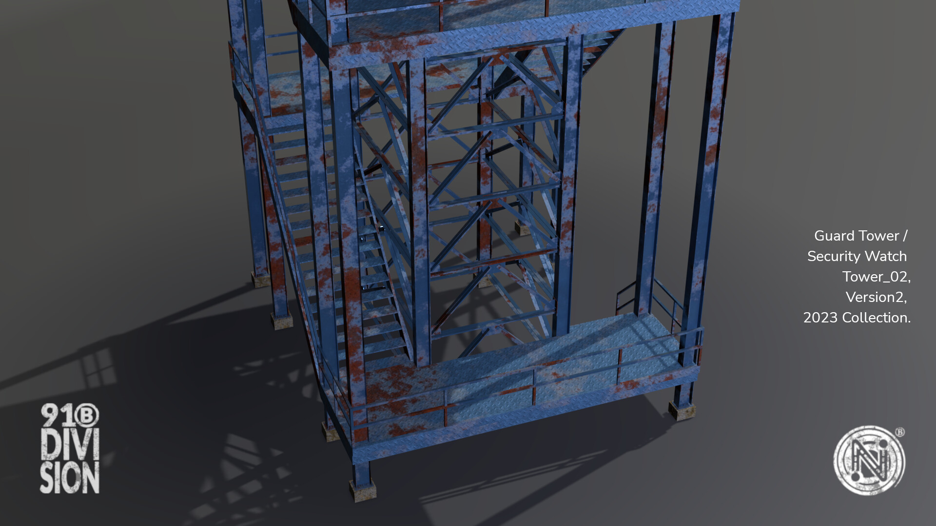 91b.Div - Apocalypse Guard Tower / Security Watch Tower Version 2 (Blue ...