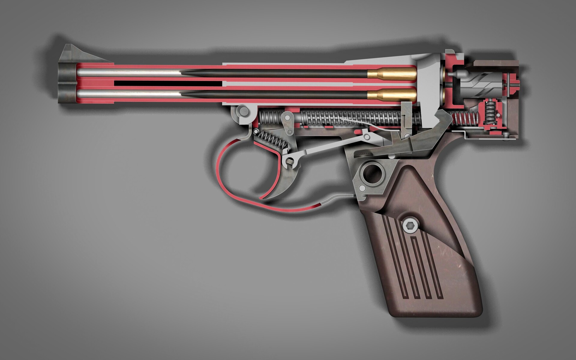 VladRussianArms - SPP-1 underwater pistol (USSR / Russia)
