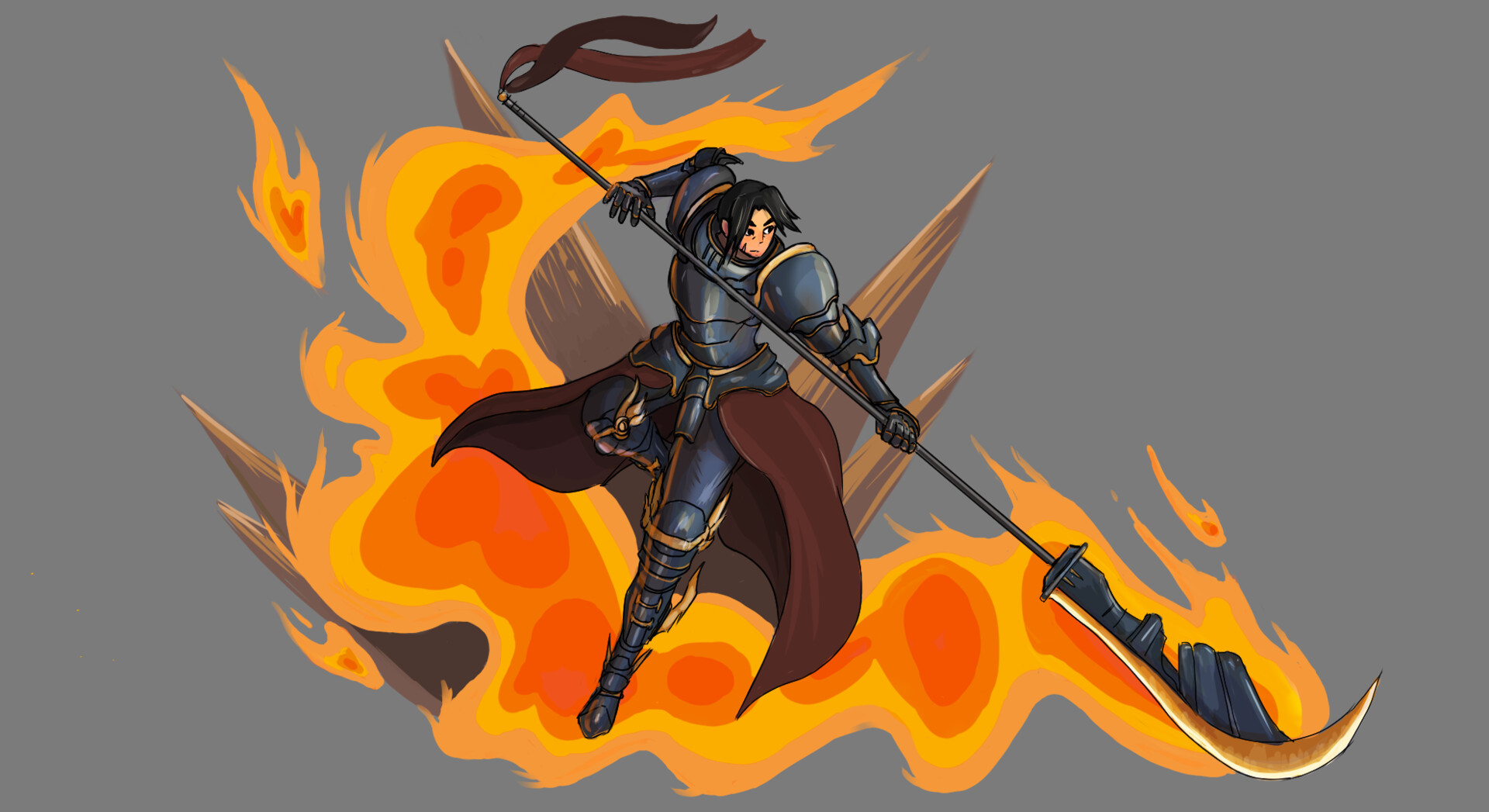 ArtStation - Glaive knight concept art