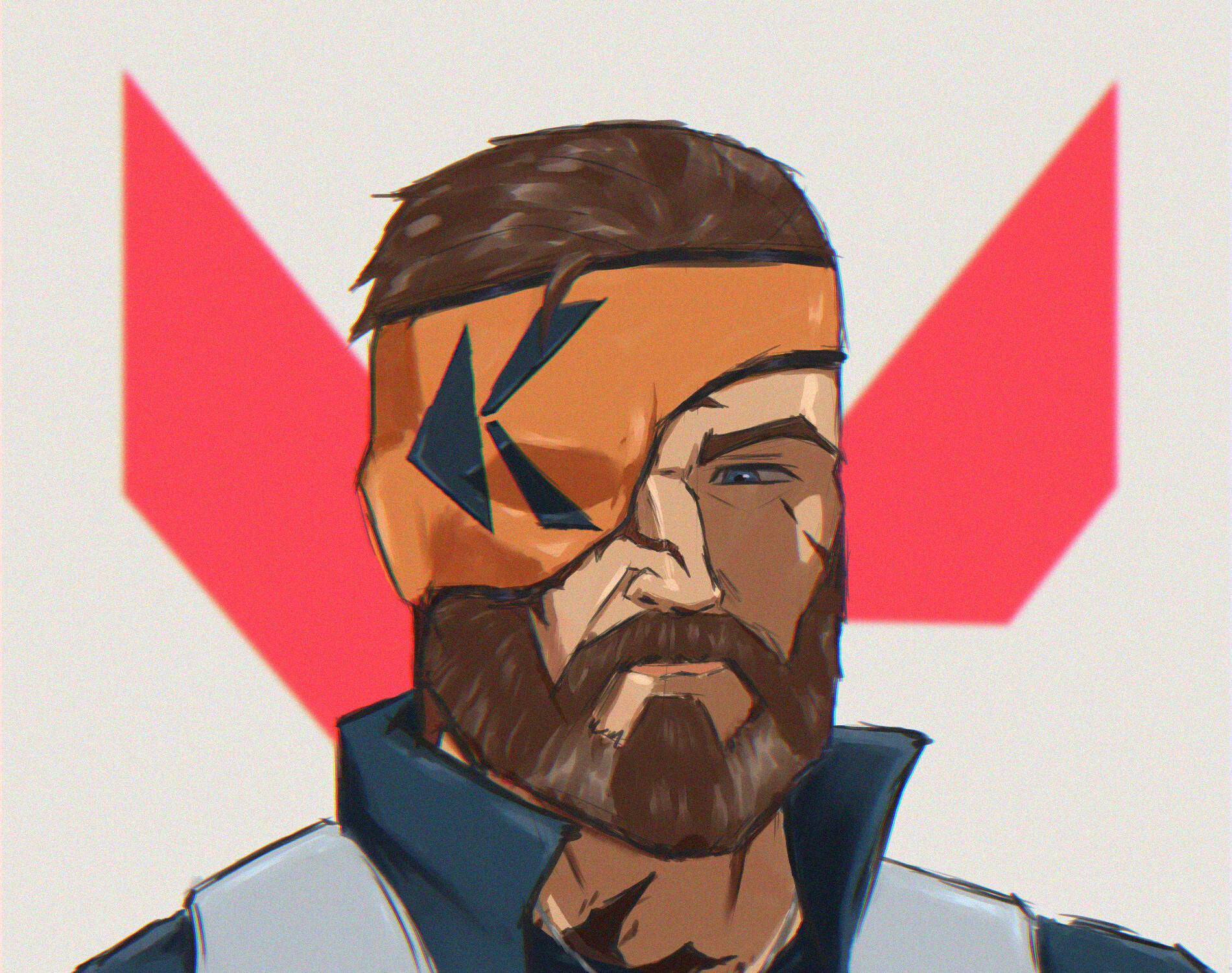 ArtStation - Valorant Series: Battle Scarred - BRIMSTONE