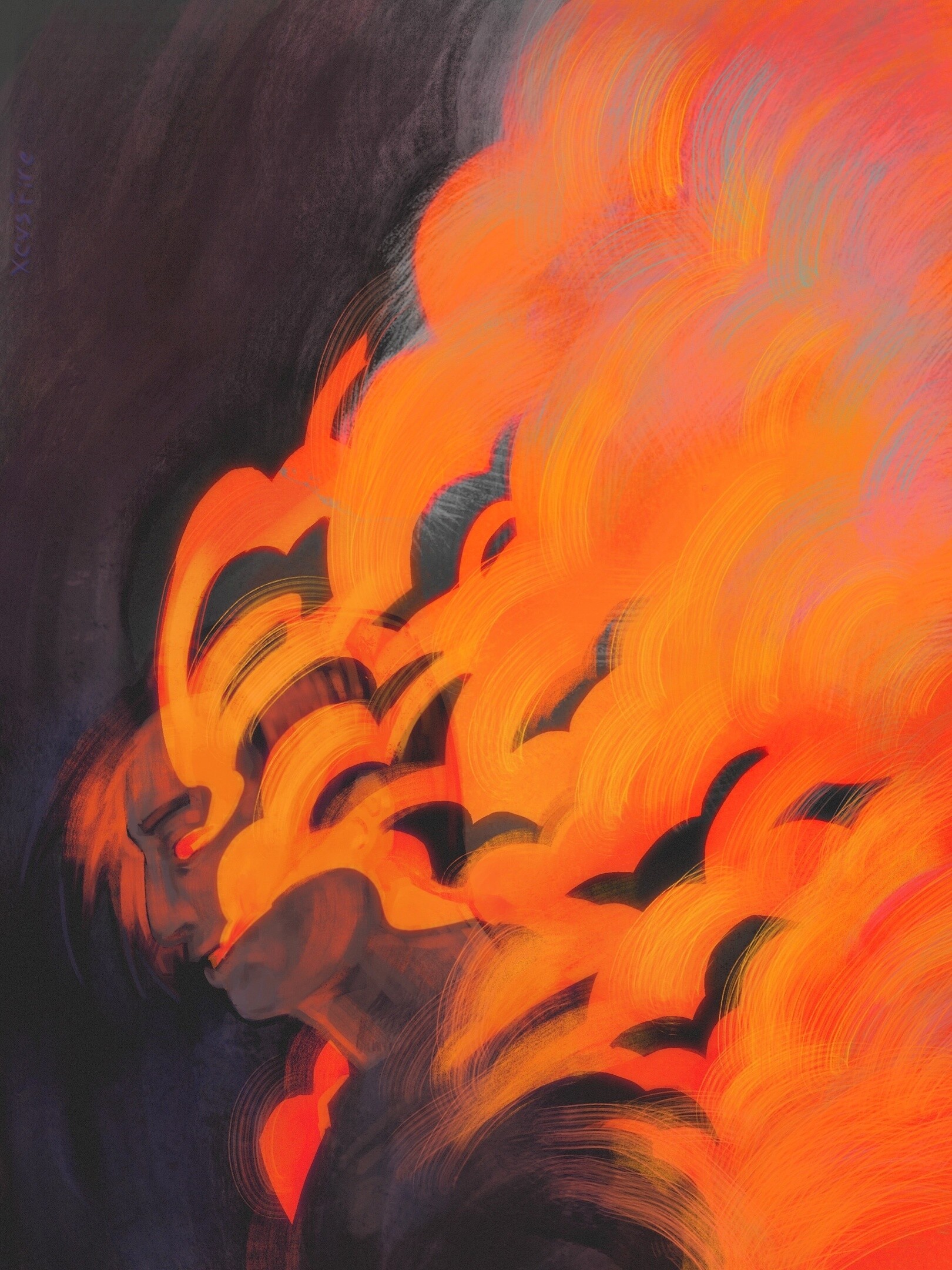 ArtStation - burning