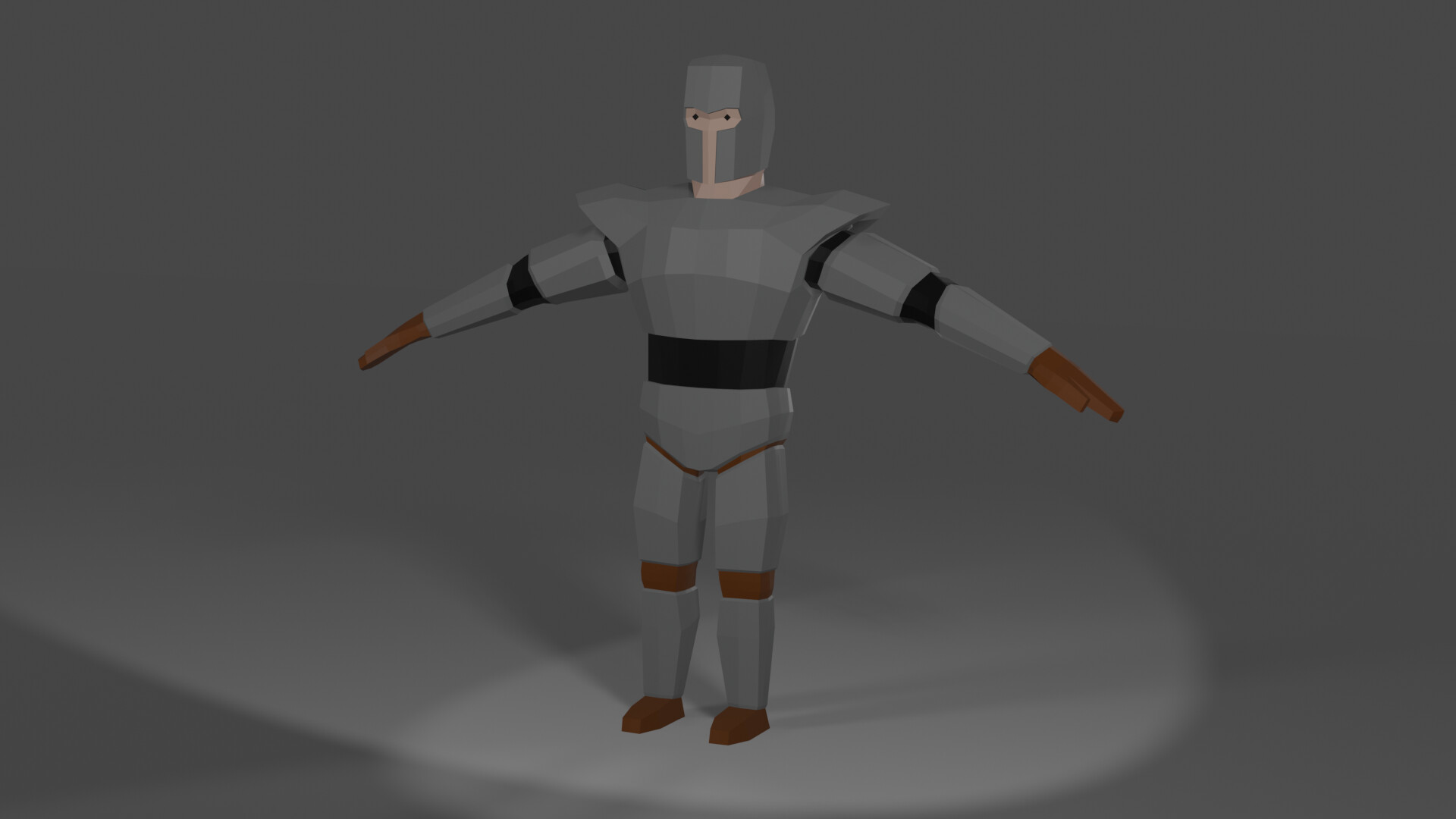 ArtStation - Low Poly Warrior and Sword