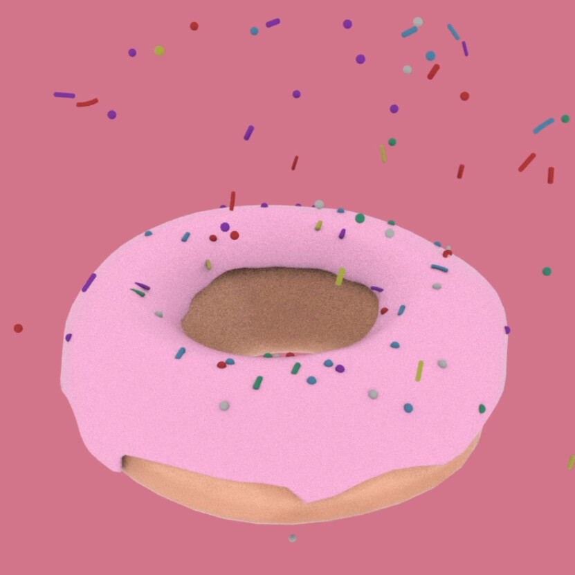 ArtStation - Donut Animation (by using Houdini)