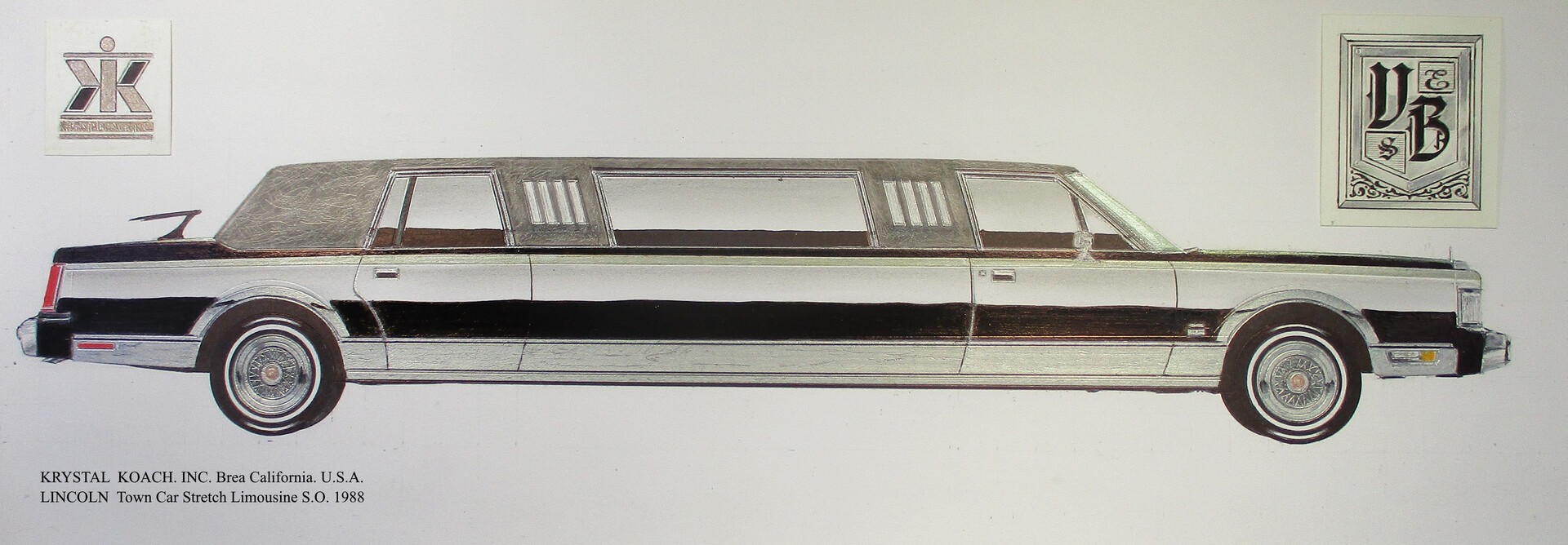 ArtStation - KRYSTAL KOACH INC. LINCOLN Town Car Stretch Limousine S.O 1988