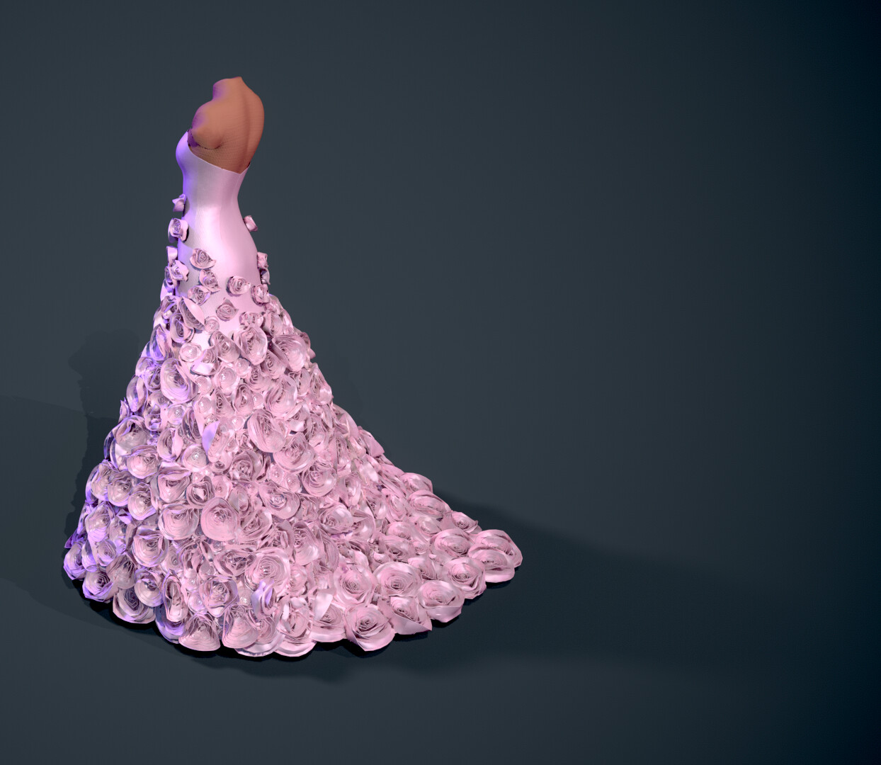 Manon Devaux - Zendaya rose dress