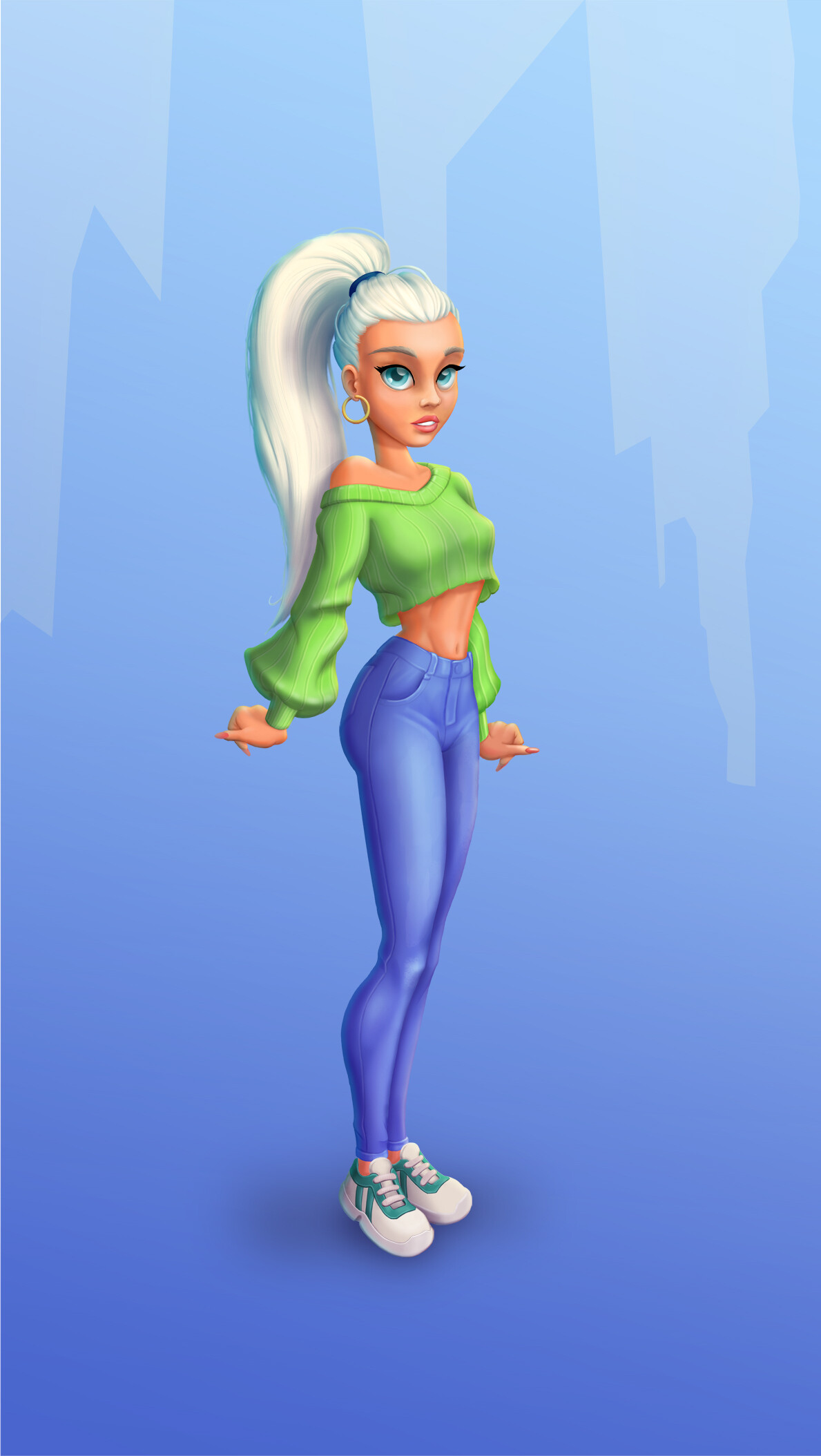 ArtStation - Just teen girl character