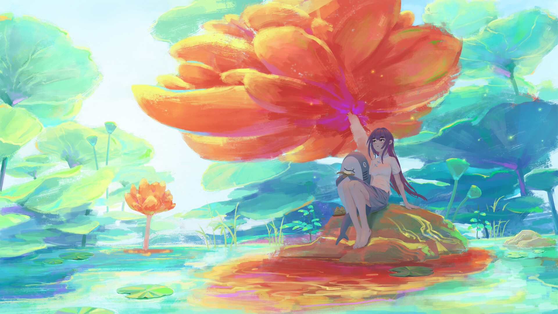 ArtStation - BLAHAJ SUMMER TIME - IKEA SHARK COLLECTION 11