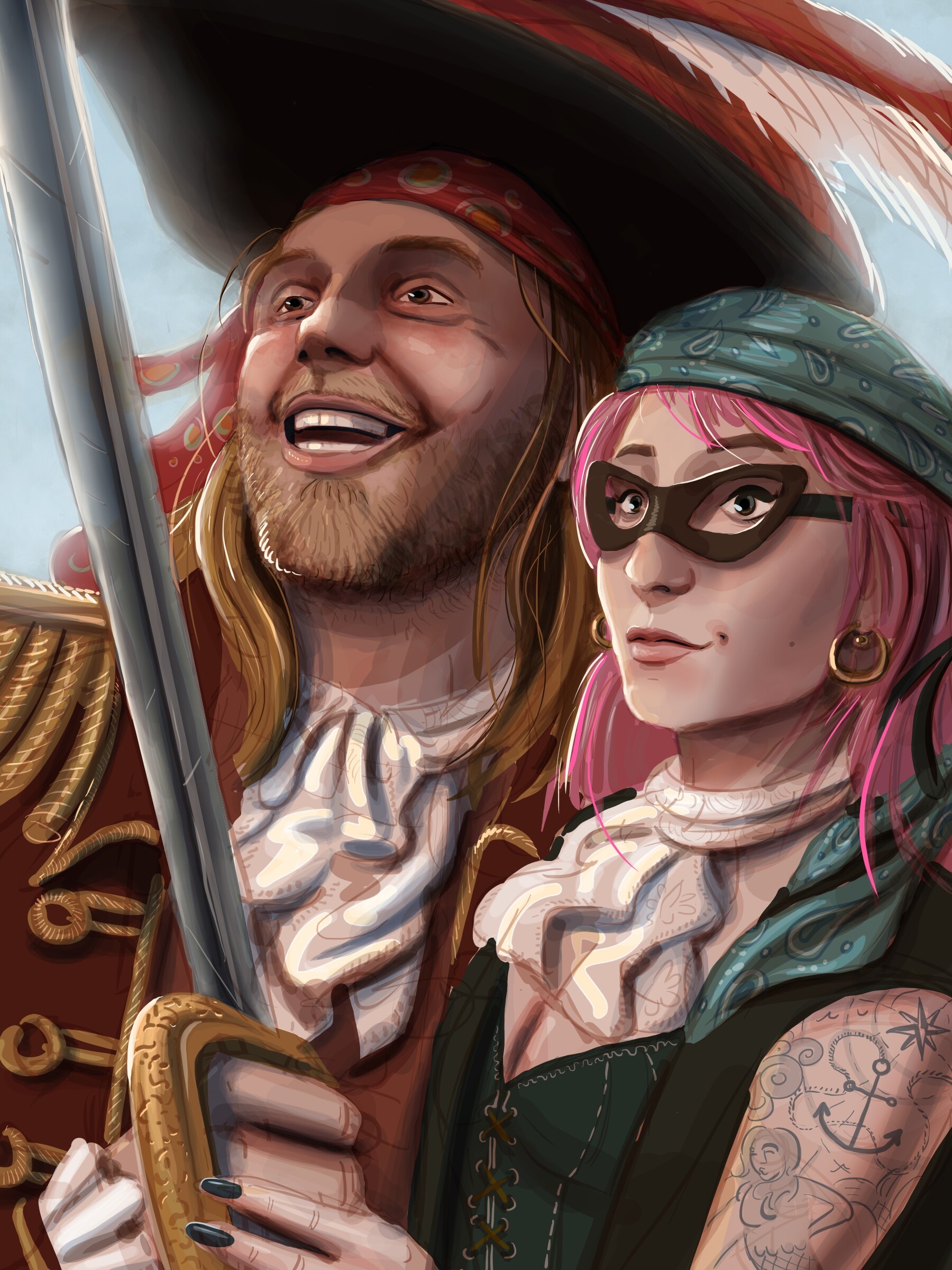 ArtStation - Cap’n Greg and Jessie