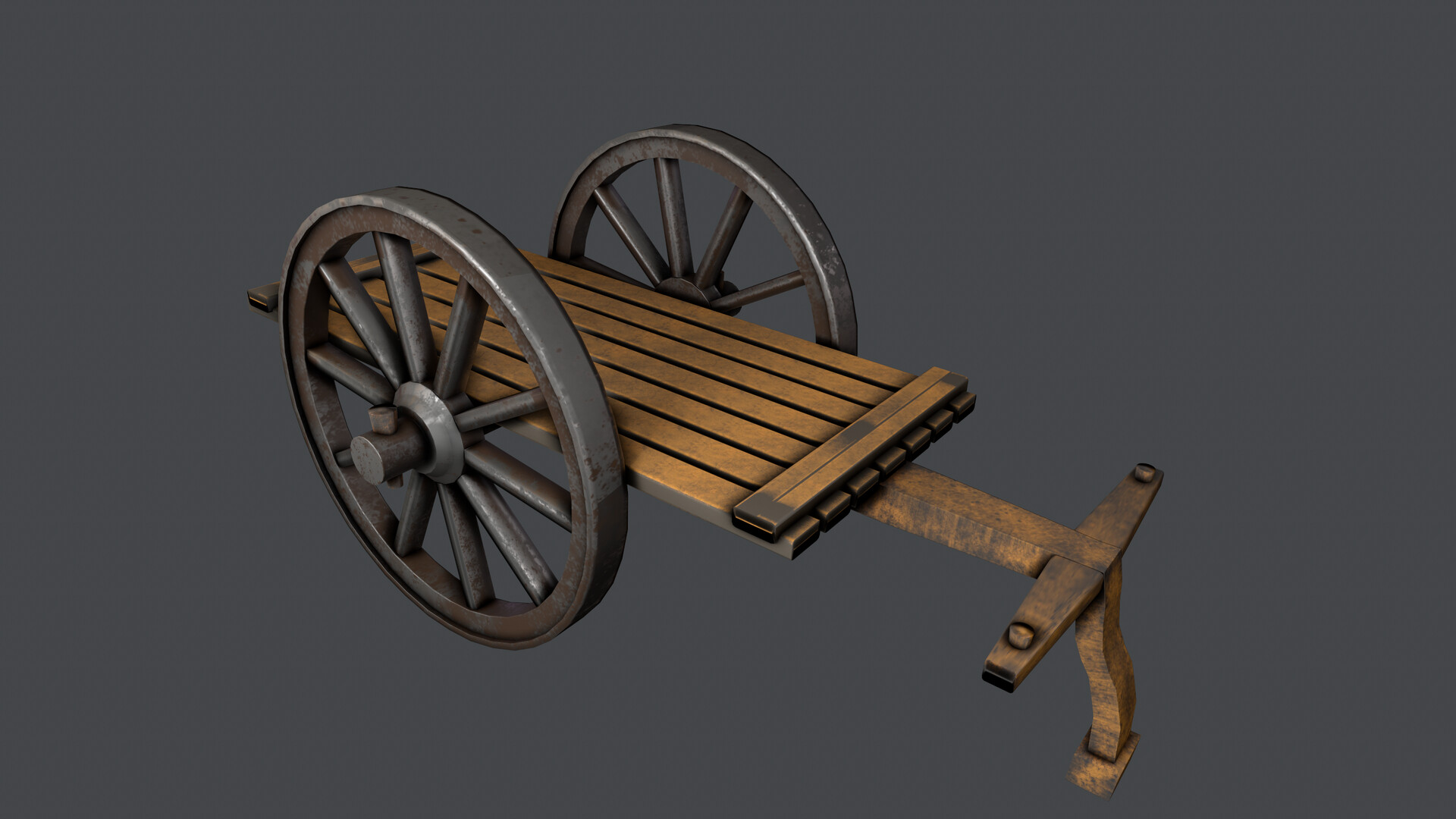 ArtStation - Stylized Bullock cart