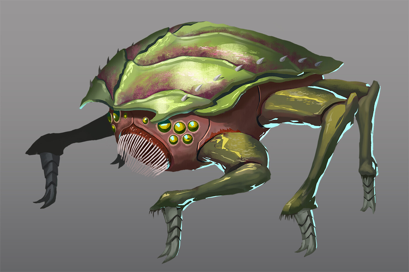ArtStation - Prehistoric Parasitic Beetle