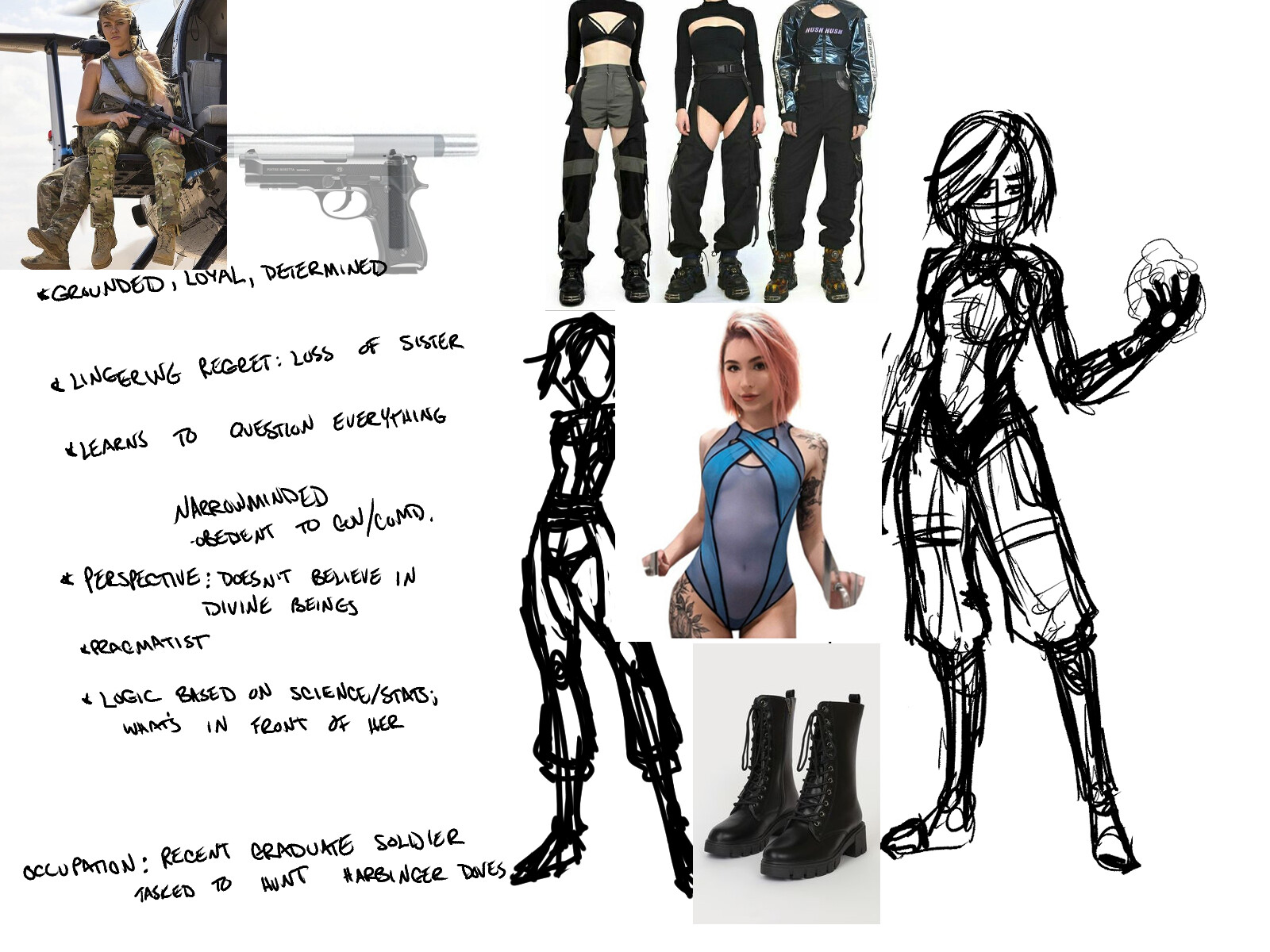 ArtStation - Dove Thesis Harbinger: June Sketches 1