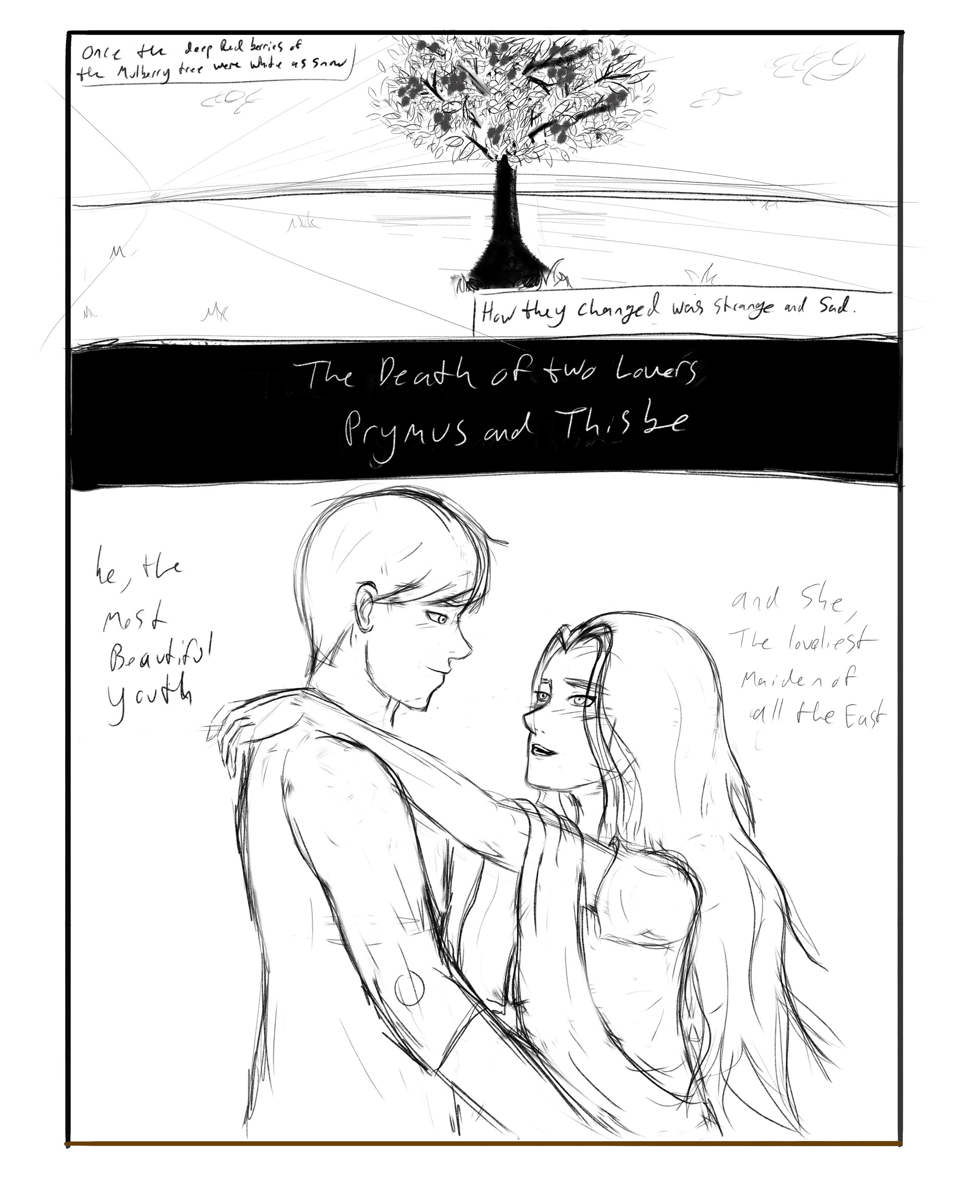 ArtStation - Pyramus and Thisbe Sketches