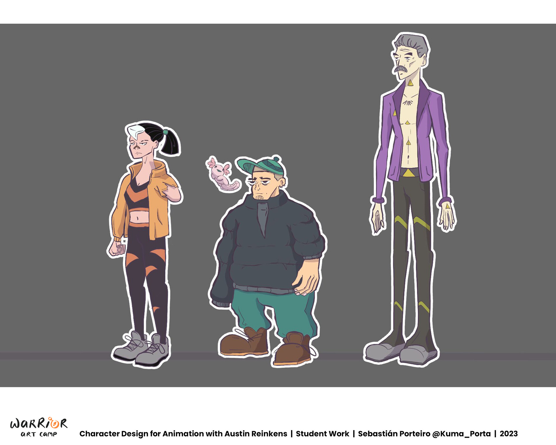 Warrior Art Camp - Sebastián Porteiro | Character Design for Animation ... Warrior Art Camp - Sebastián Porteiro | Character Design for Animation ...