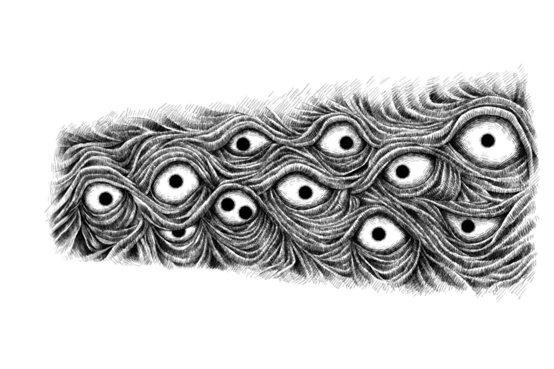 ArtStation - Eerie Eye Gore Tattoo-Ready Design