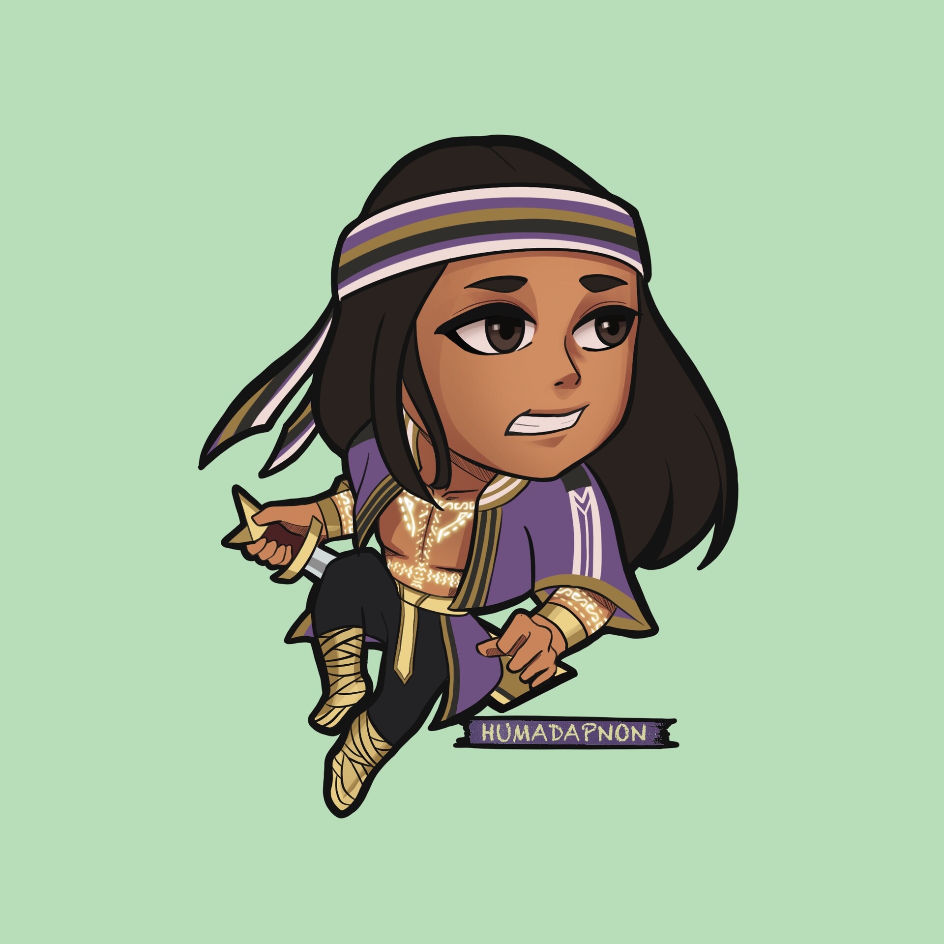 ArtStation - [OC] Humadapnon Sticker Design