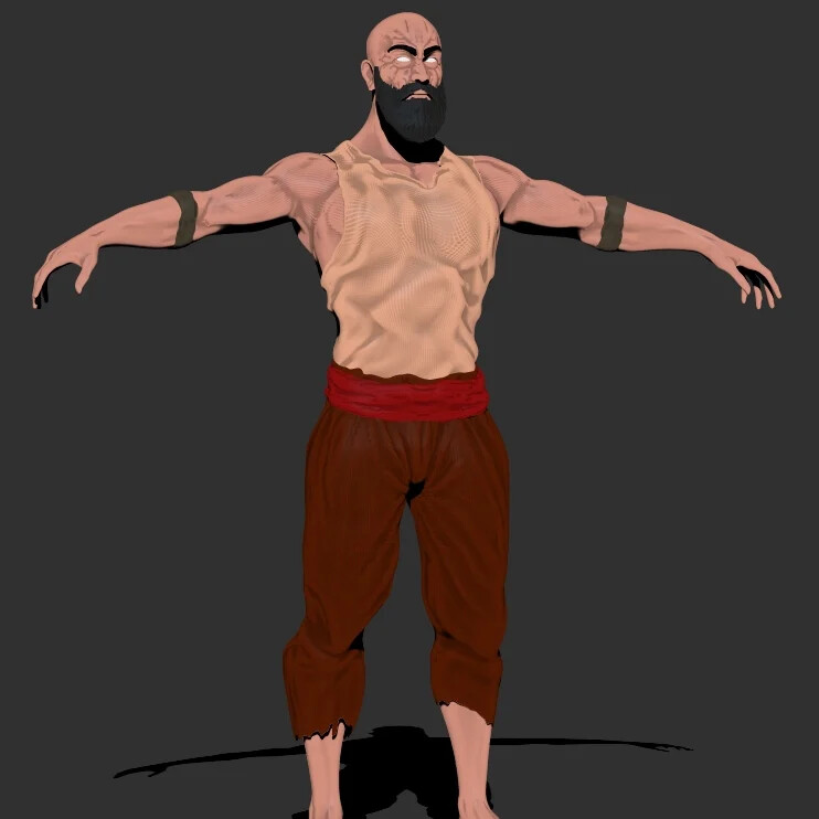 ArtStation - zbrush high poly character creation