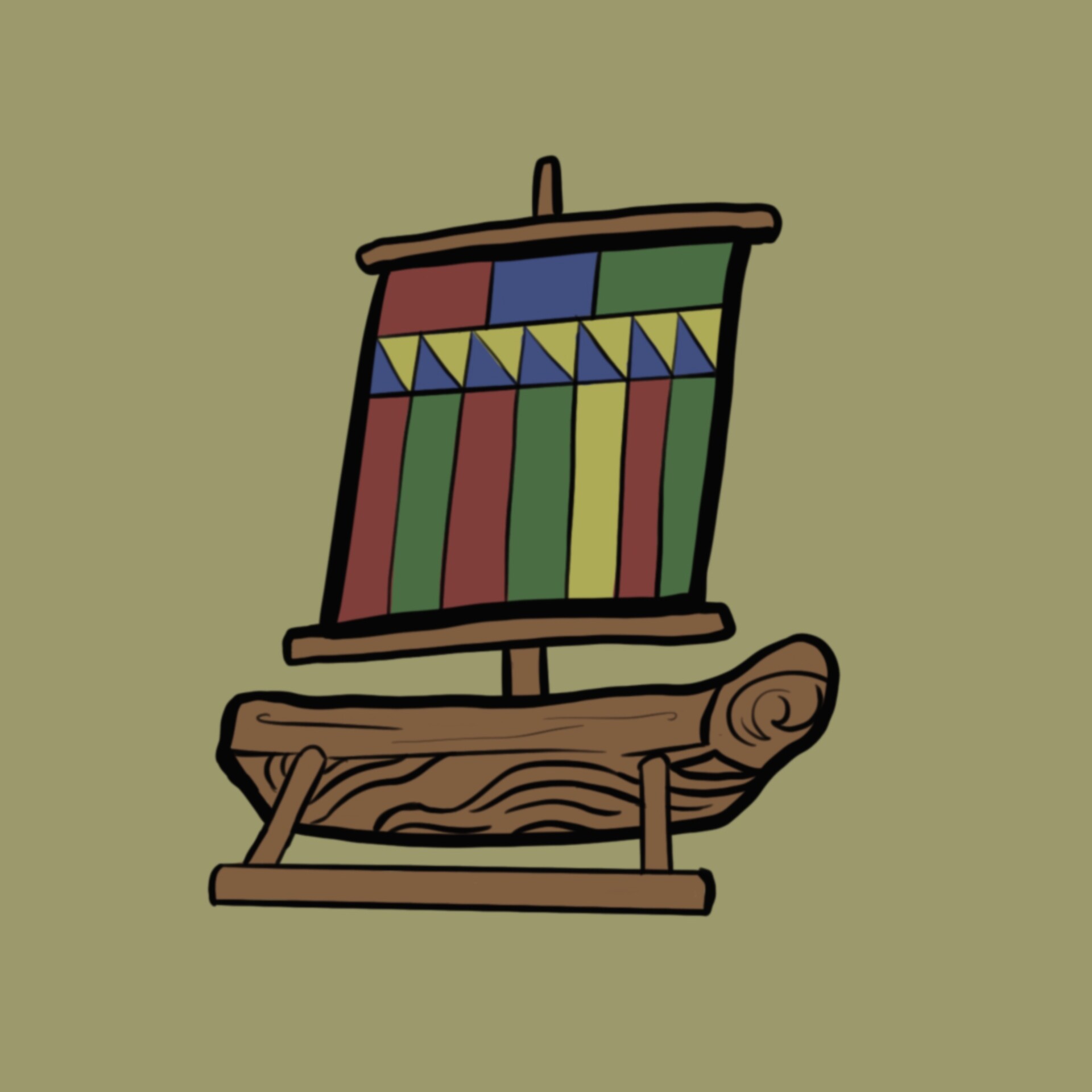 ArtStation - Vinta boat sticker design