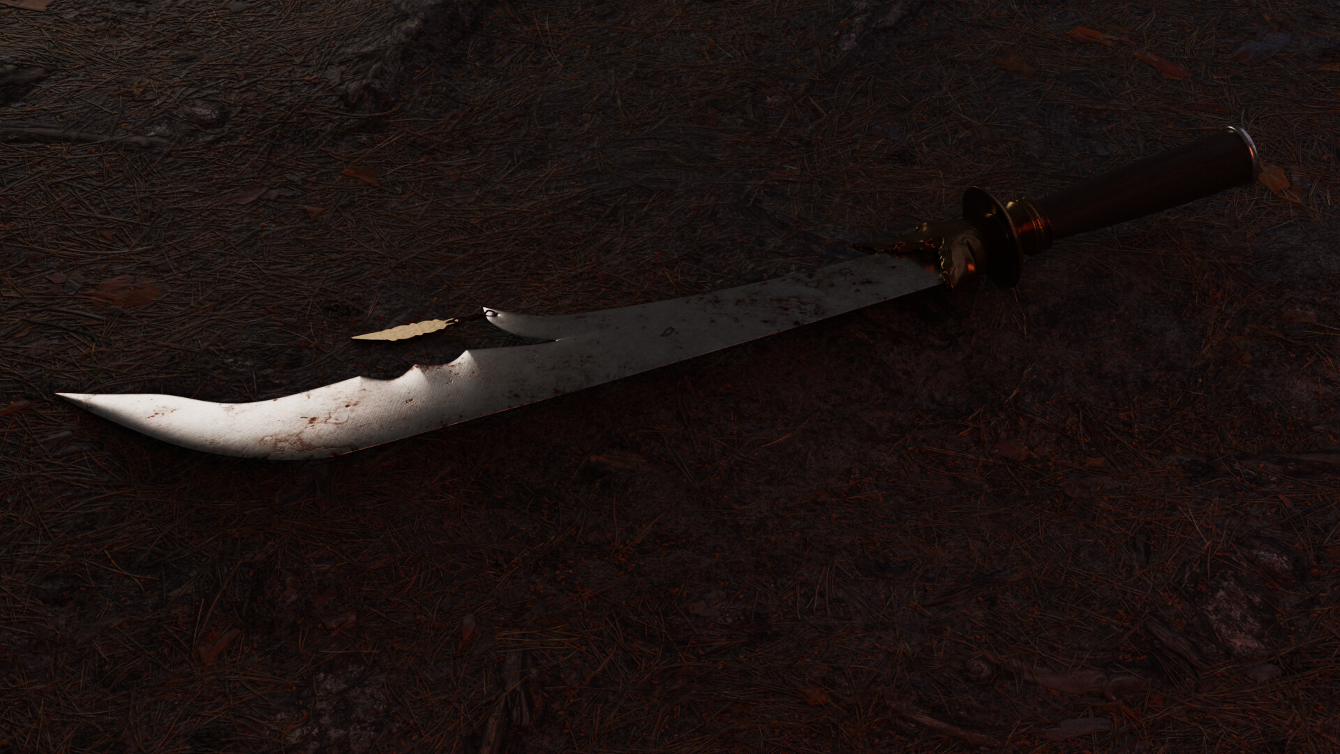 ArtStation - chinese dragon sword