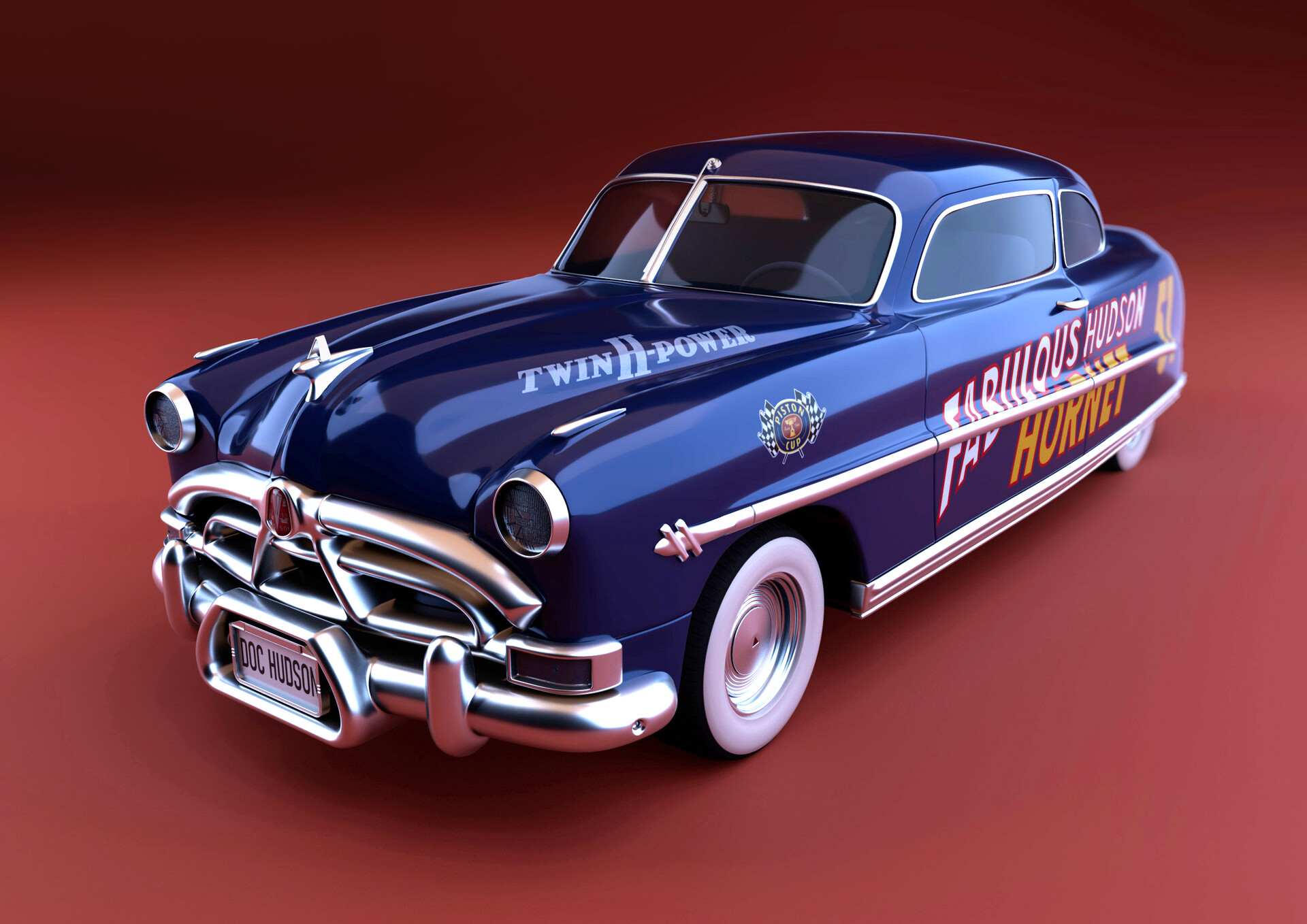 ArtStation - Hudson Hornet 1951