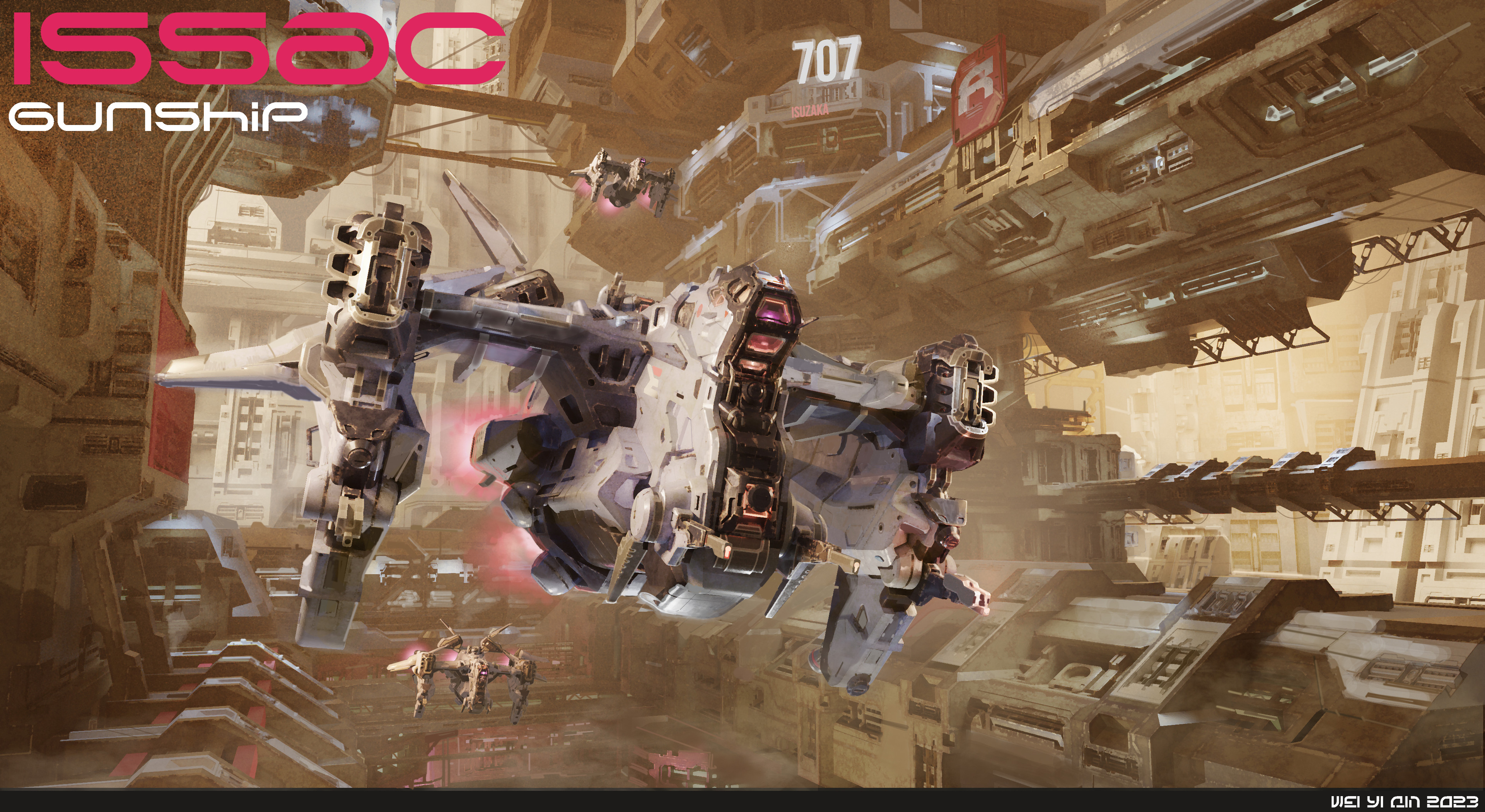 Issac gunship 2023 by Weiyi Qin : r/ImaginaryStarships