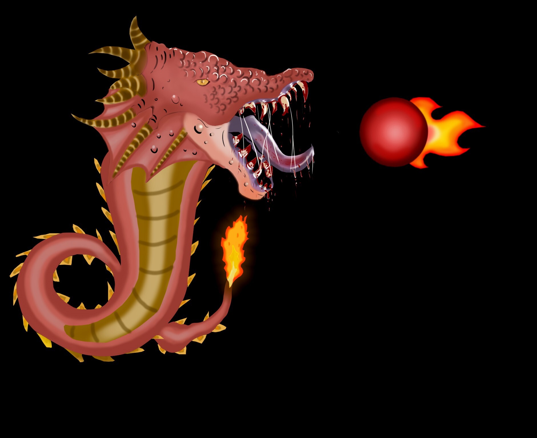 ArtStation - ASSET-SNAKE DRAGON