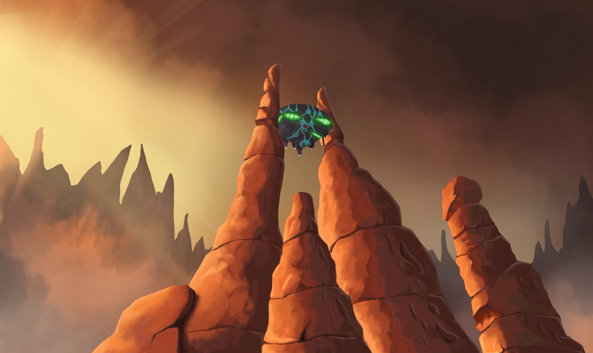 ArtStation - Virtual Hero Background redesign