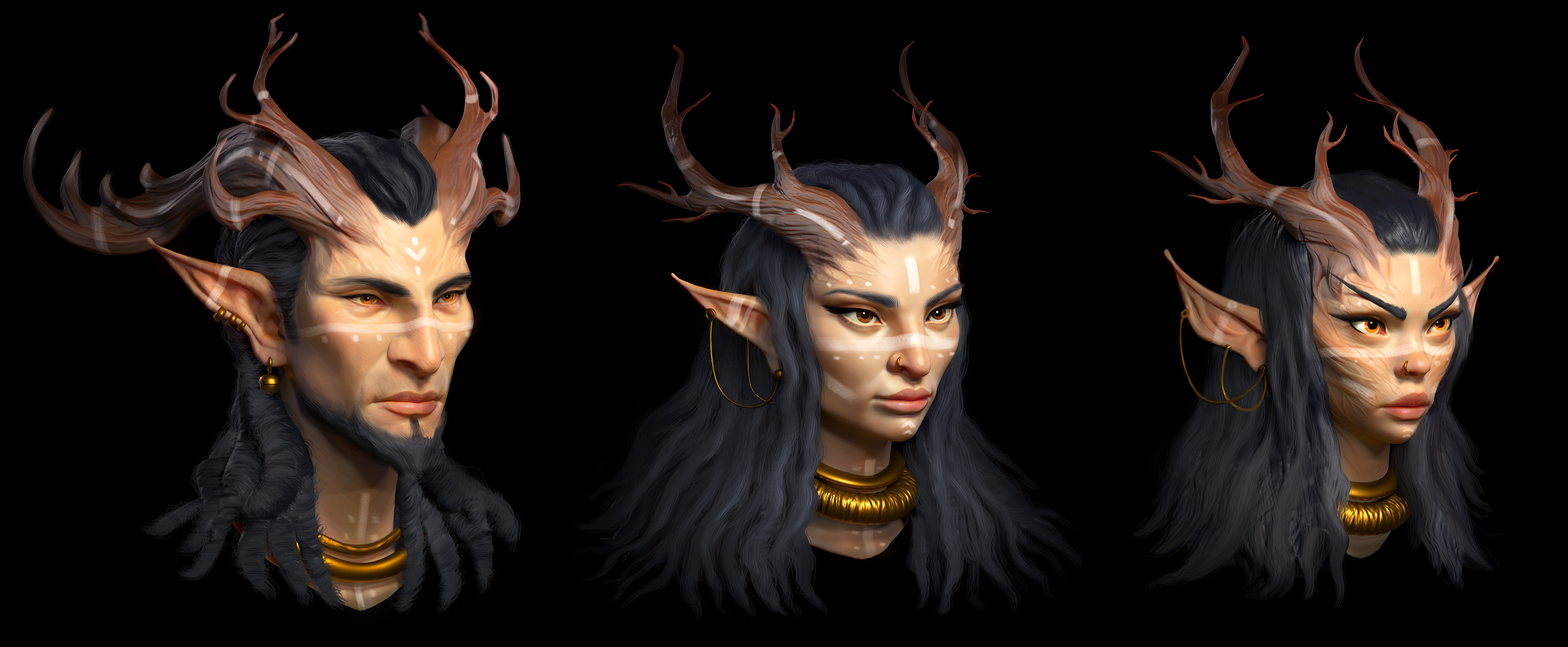 Emanuel Gonzalez - Ashes of Creation - Playable Races - Concepts