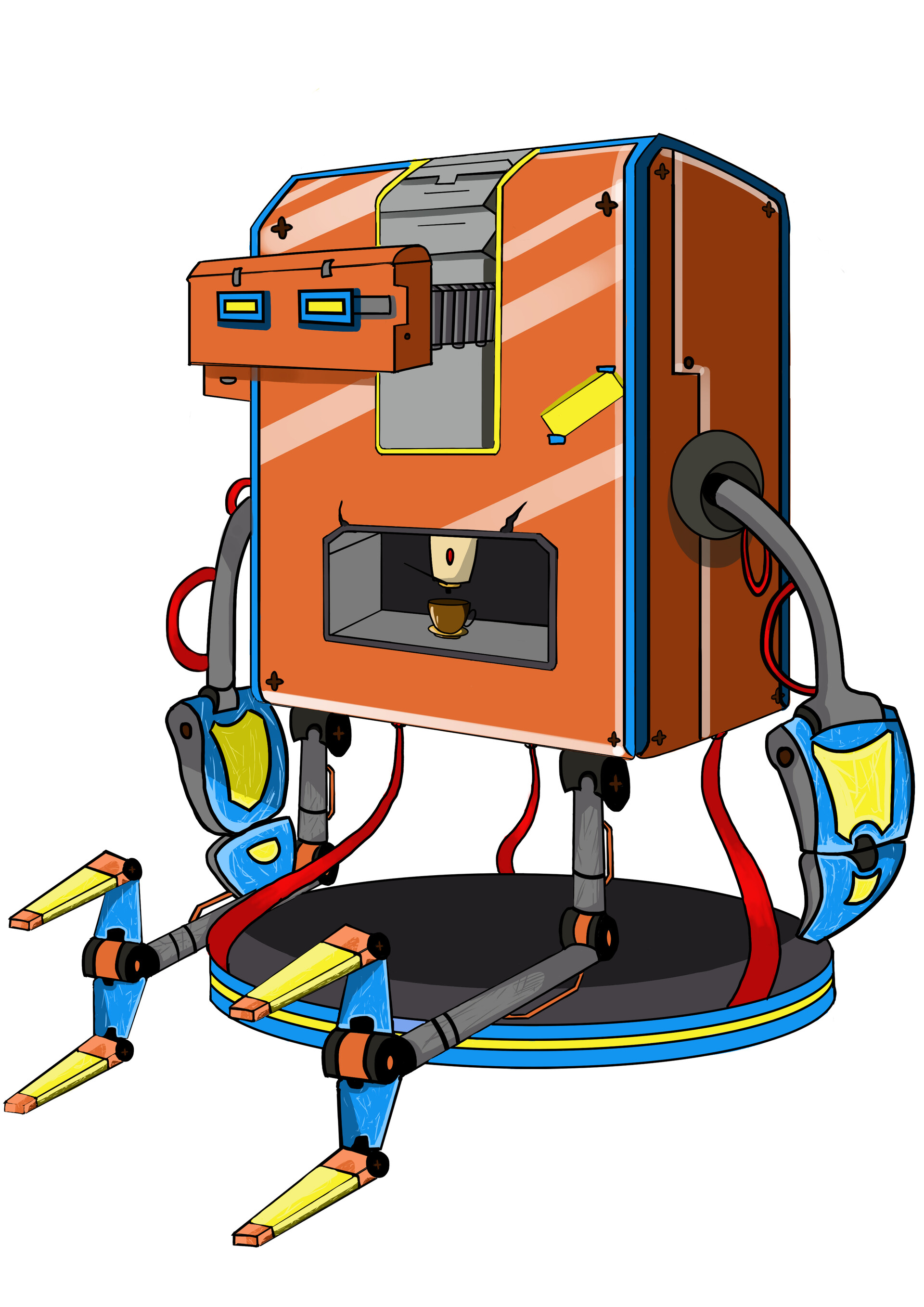 ArtStation - ROBOT "CAFINE"