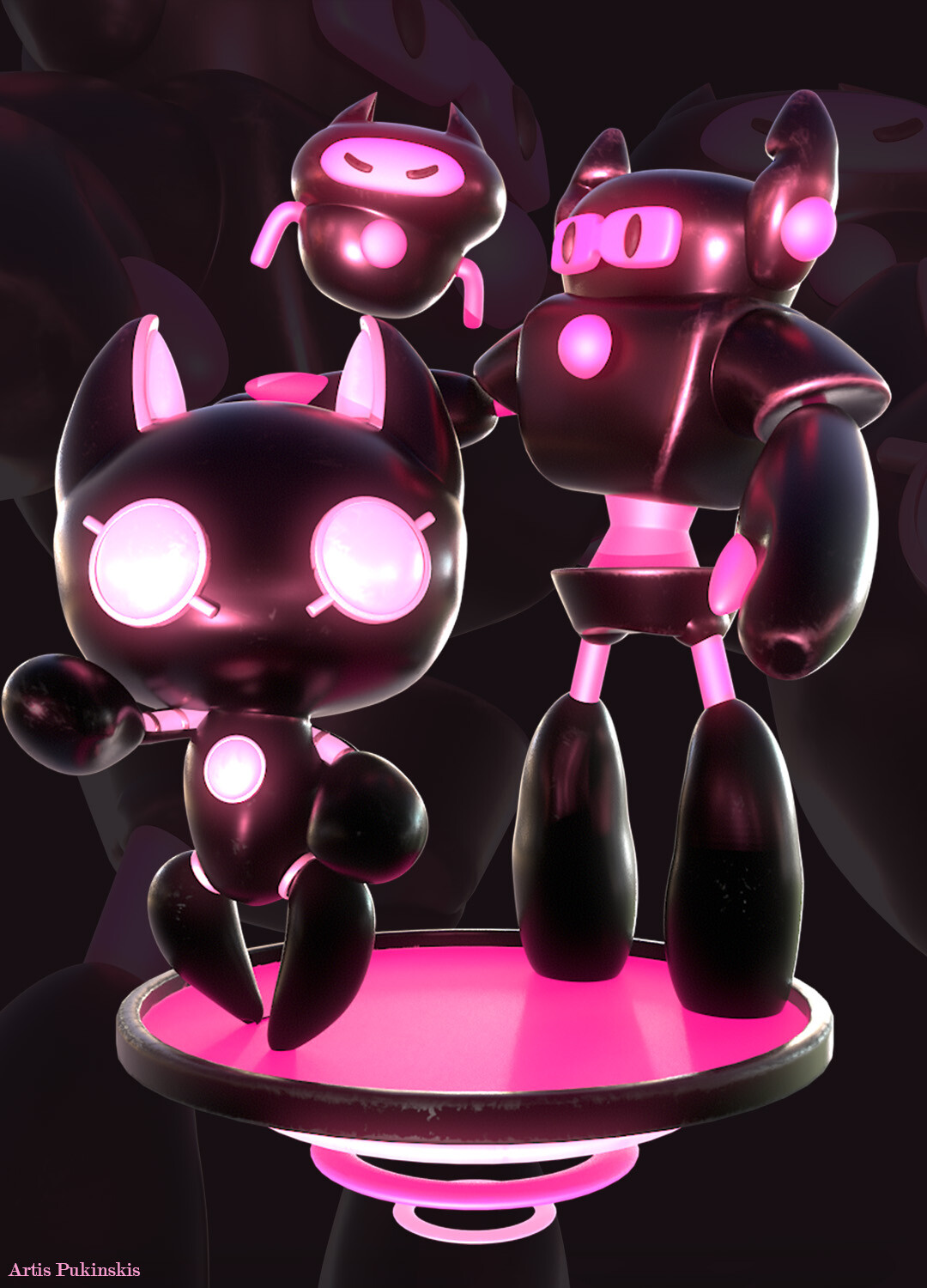 ArtStation - Cute Bots