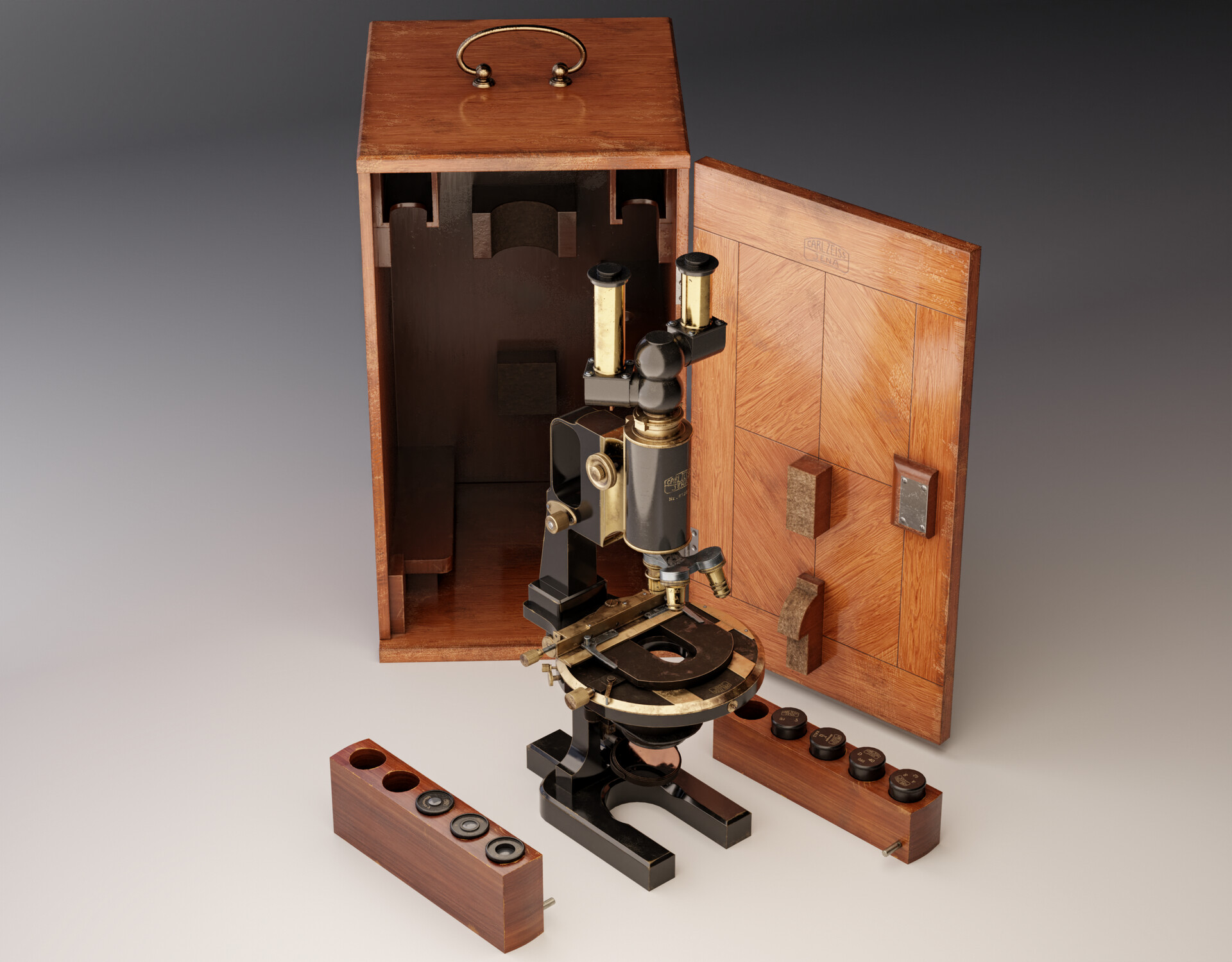 ArtStation - Vintage microscope