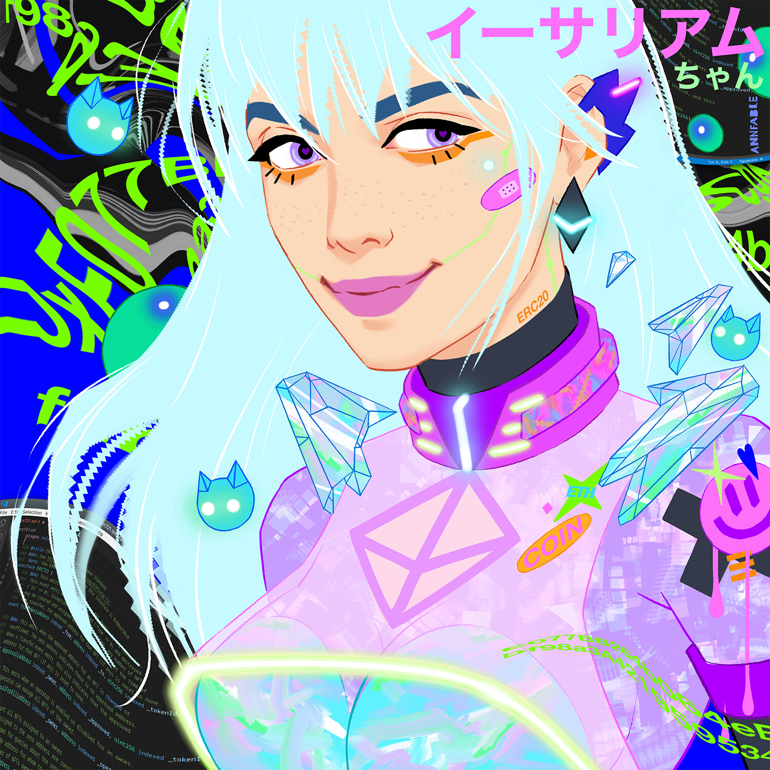 ArtStation - Ethereum-chan