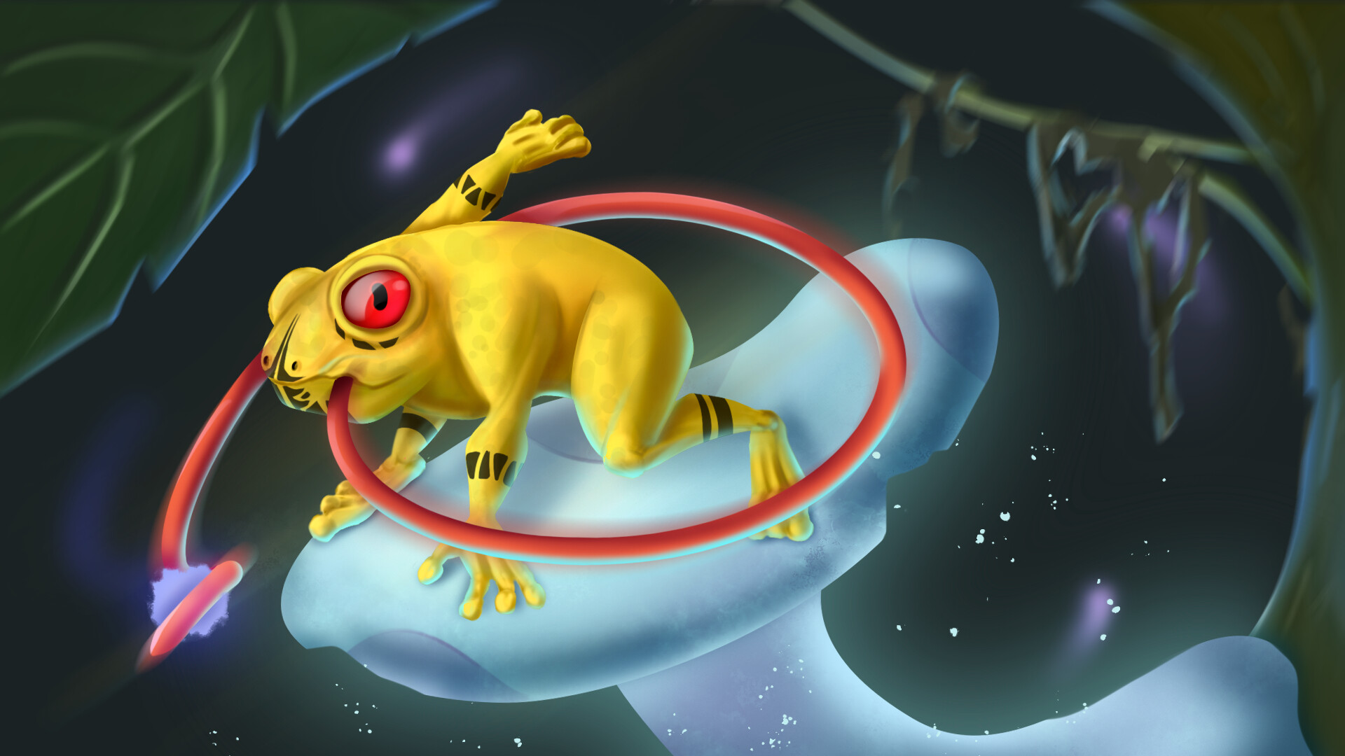 ArtStation - Tribal frog hunter