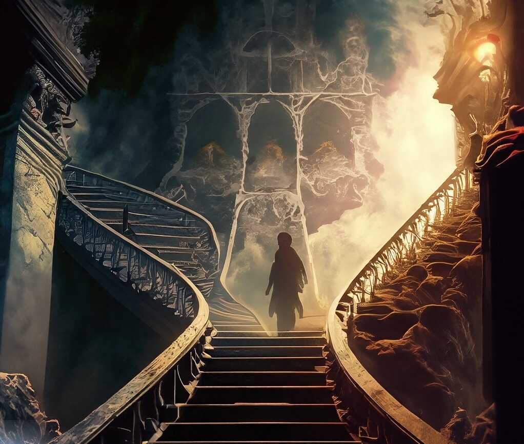 ArtStation - stairway beyond hell 4