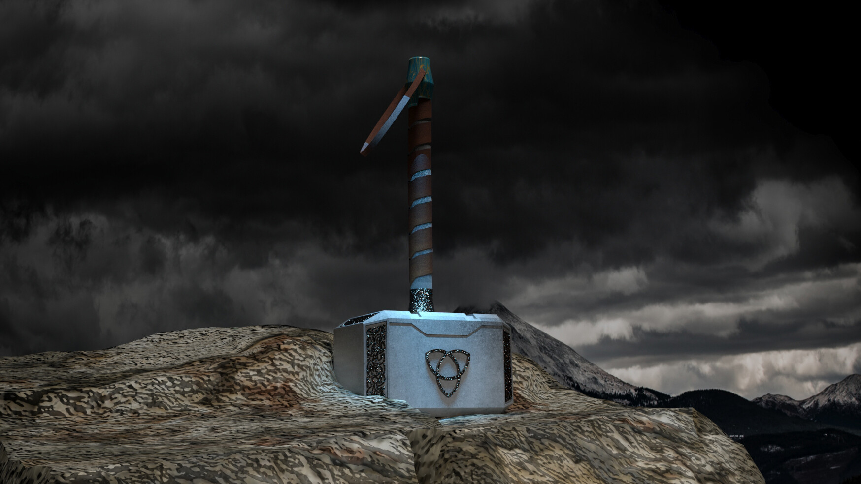 ArtStation - Thor Hammer Modeling