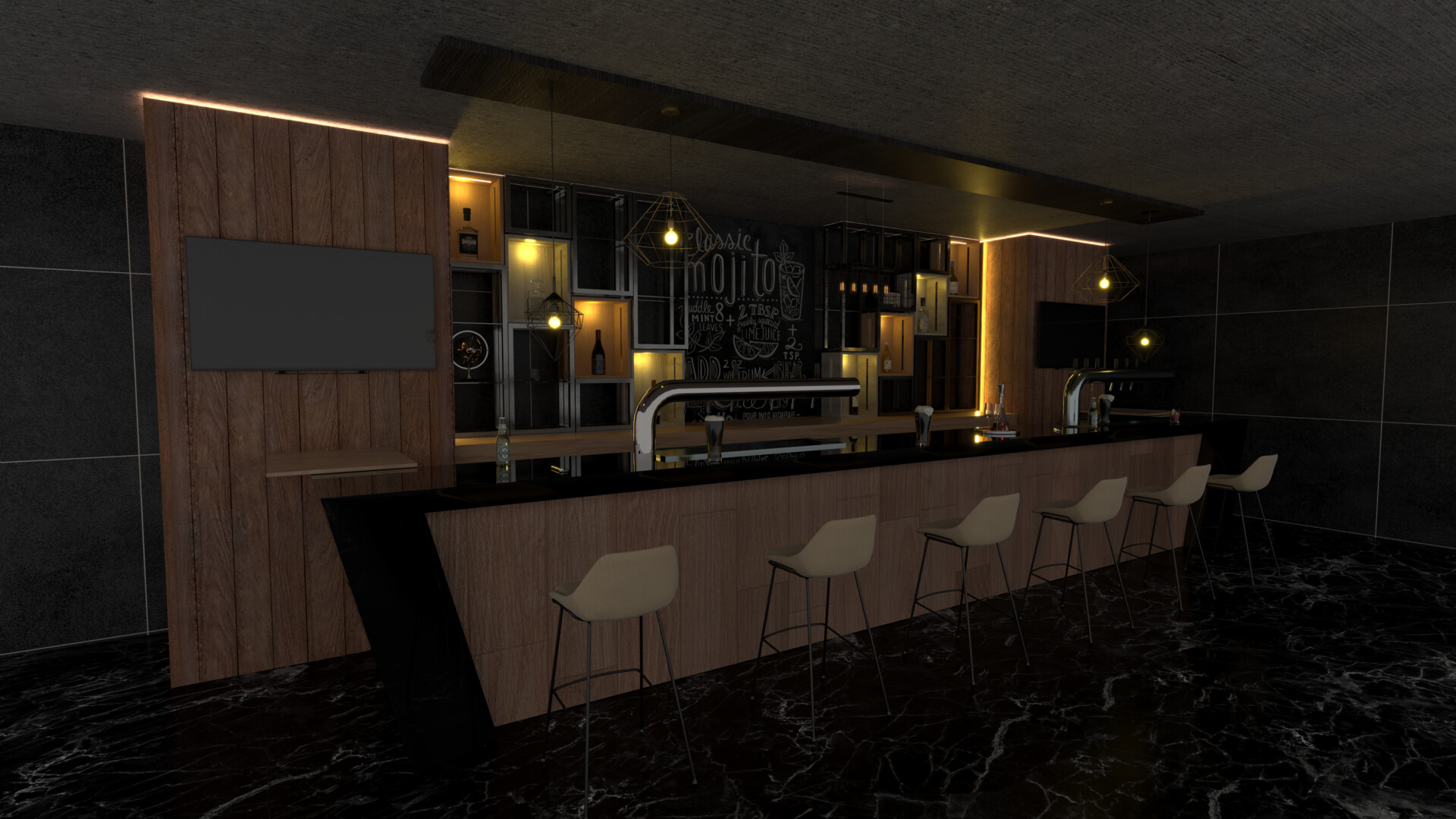 ArtStation - BAR 3d model