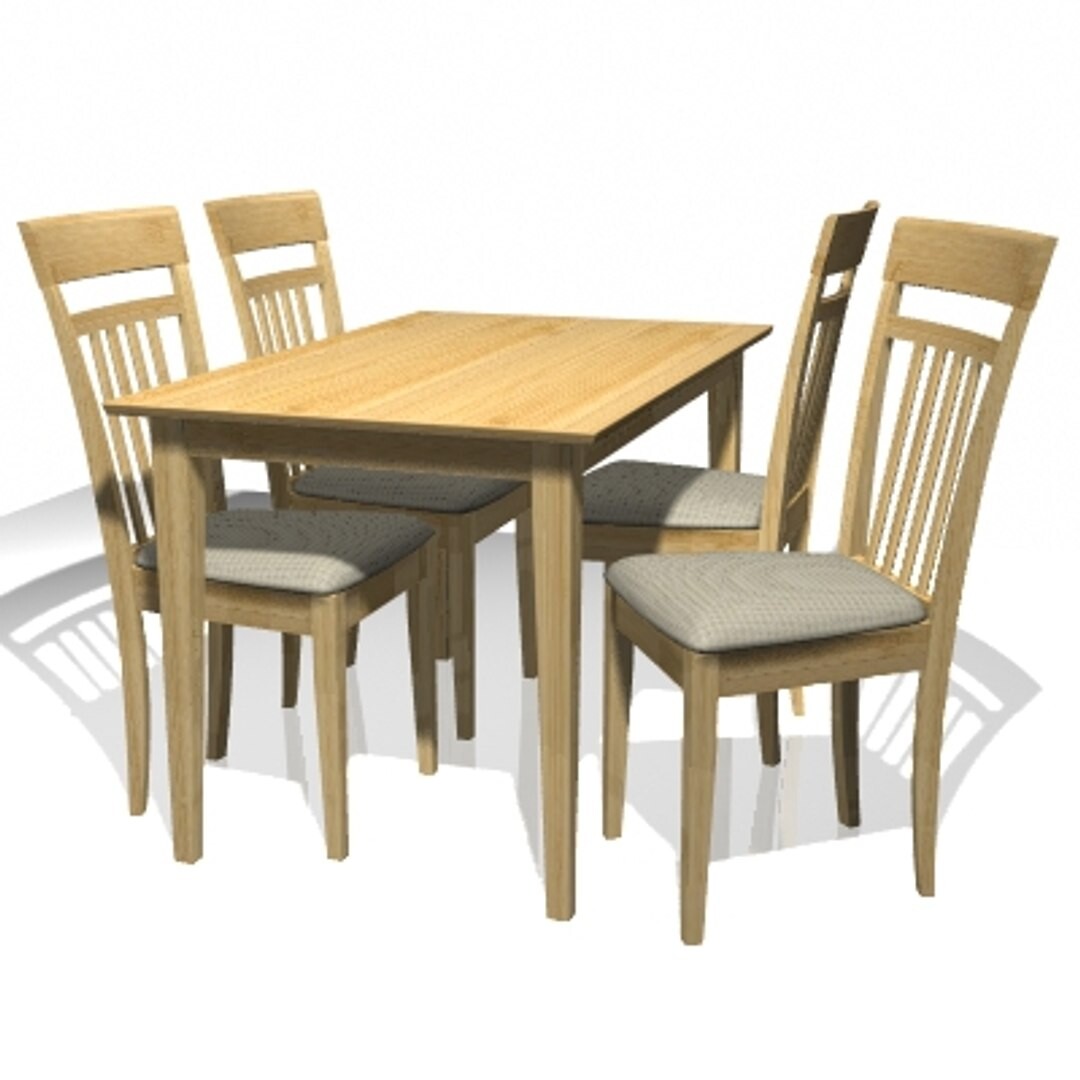 ArtStation - Contemporary Table and Chair Set
