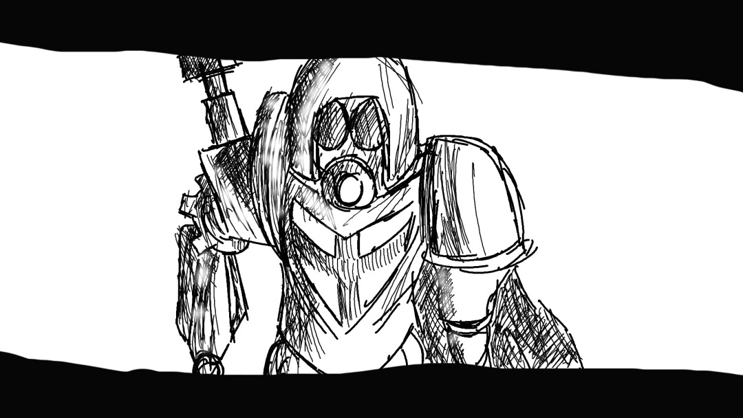 ArtStation - Warhammer 40K Inspired - Mechanical Crusader Knight