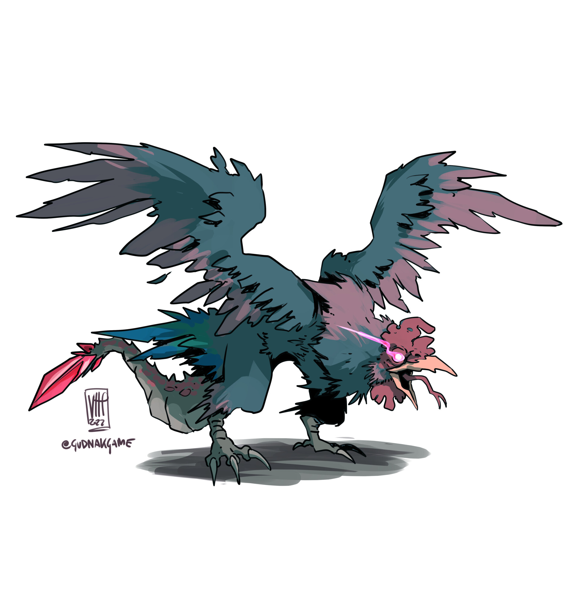 ArtStation - Shardsworn Cockatrice