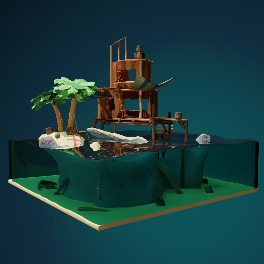 ArtStation - Ocean house