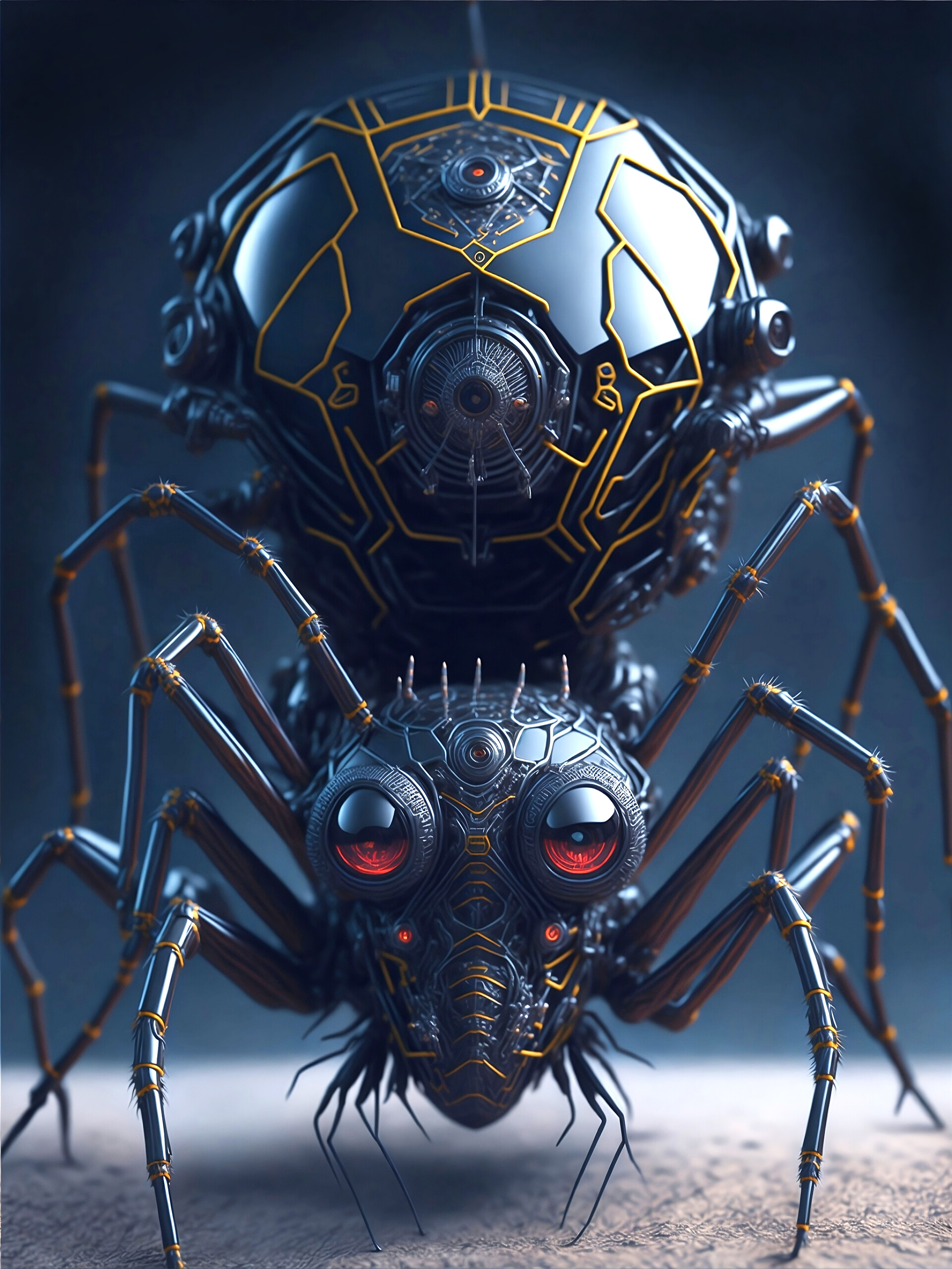 ArtStation - cyborg spider